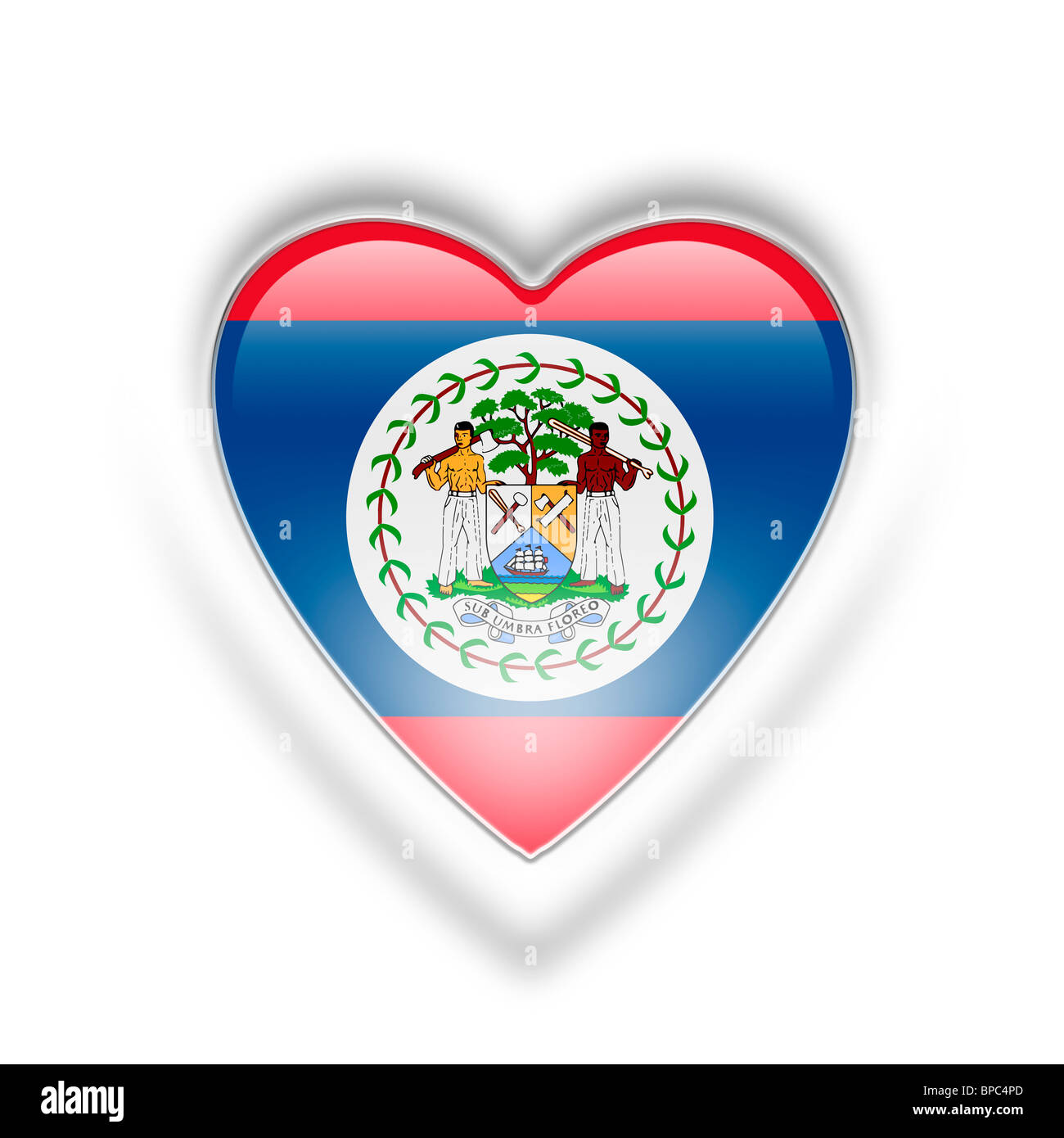 Belize flag hi-res stock photography and images - Alamy