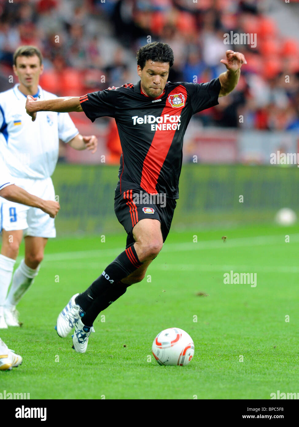 Michael Ballack, Bayer Leverkusen, german Bundesliga Stock Photo - Alamy