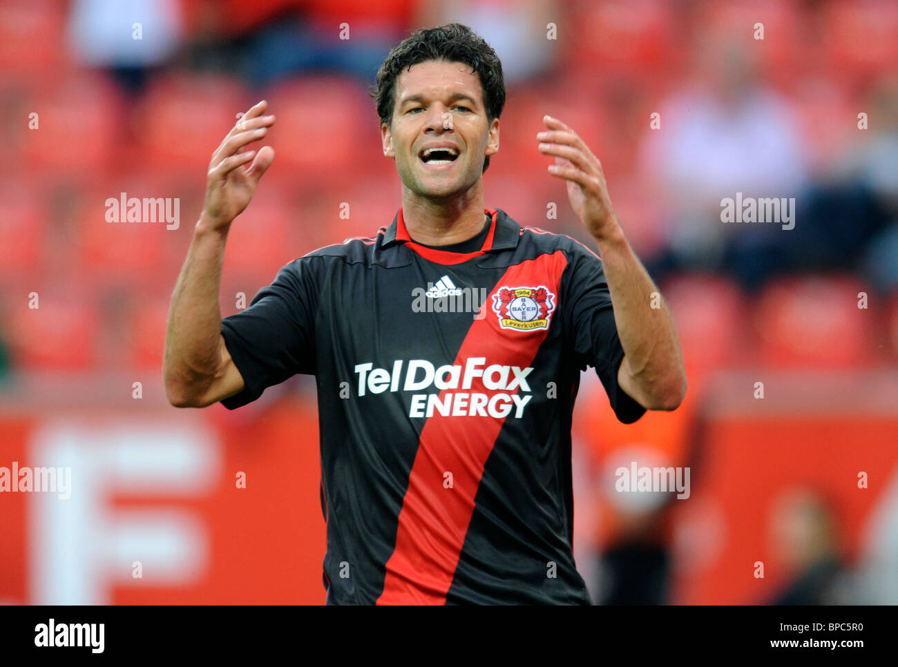 Michael Ballack, Bayer Leverkusen, german Bundesliga Stock Photo - Alamy