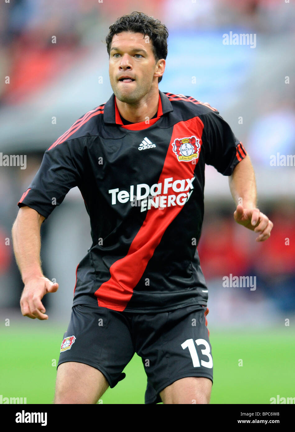 Michael Ballack, Bayer Leverkusen, german Bundesliga Stock Photo - Alamy