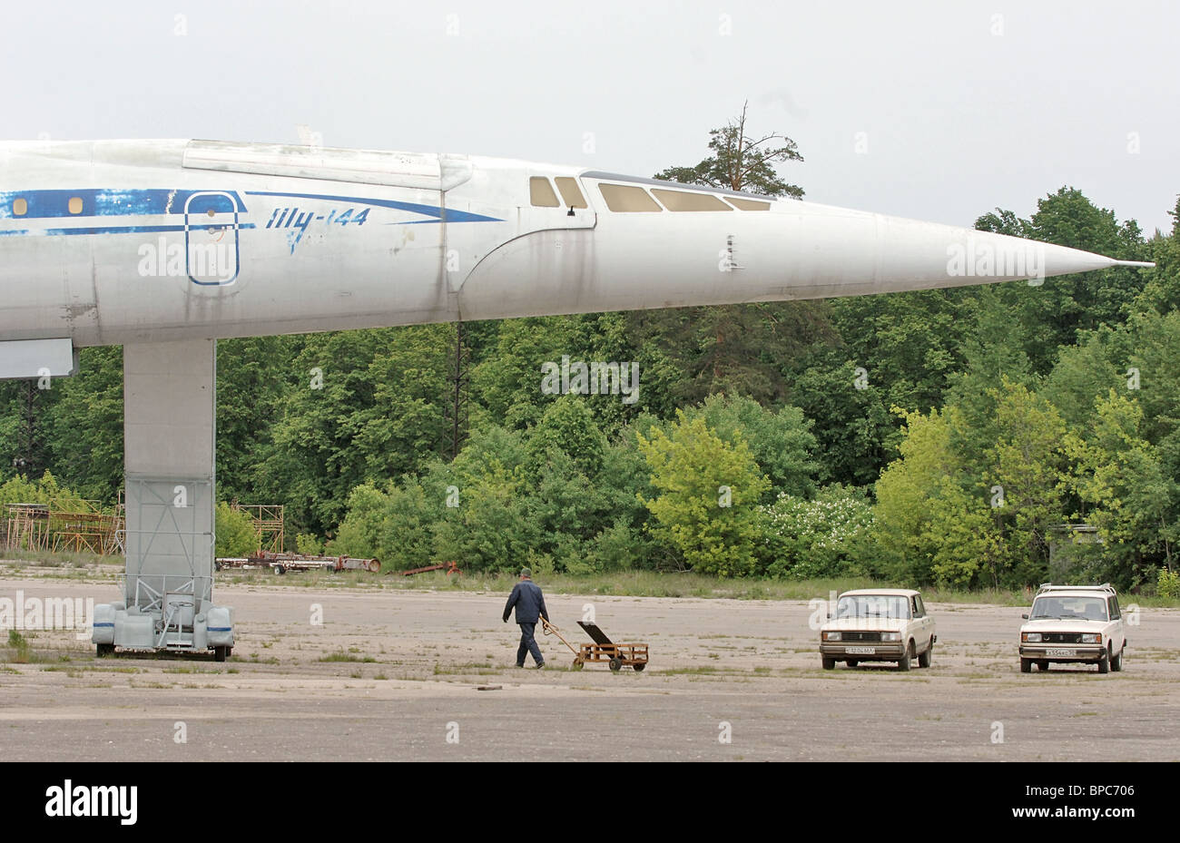 Tupolev Tu 144 Supersonic Aircraft High Resolution Stock Photography ...