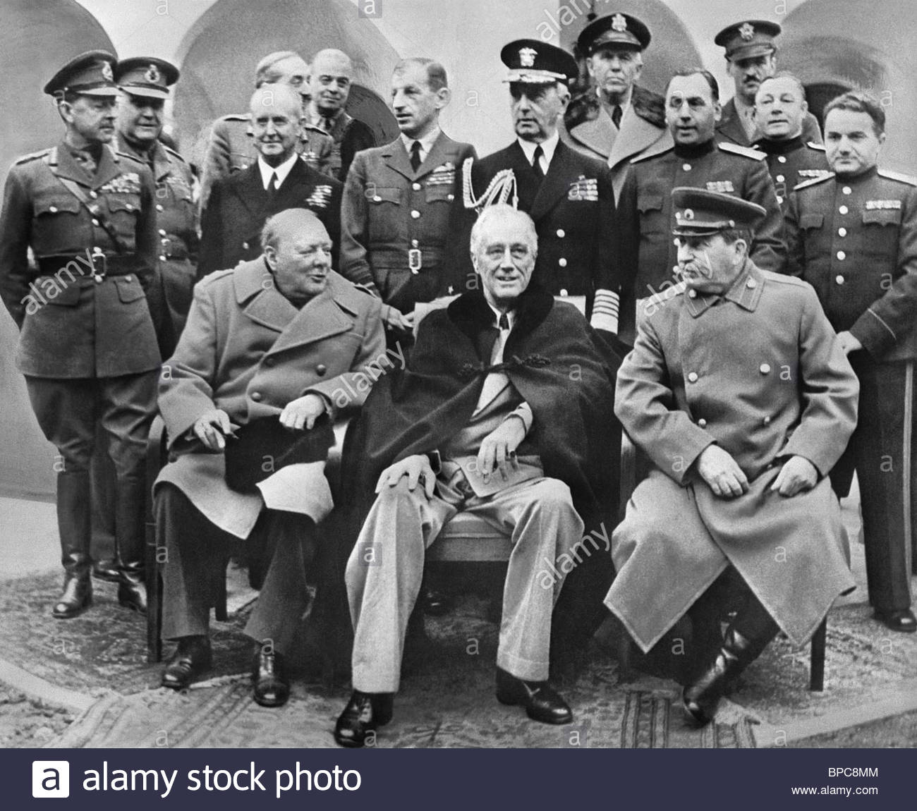 Yalta Conference 1945 Winston Churchill Stock Photos & Yalta Conference ...