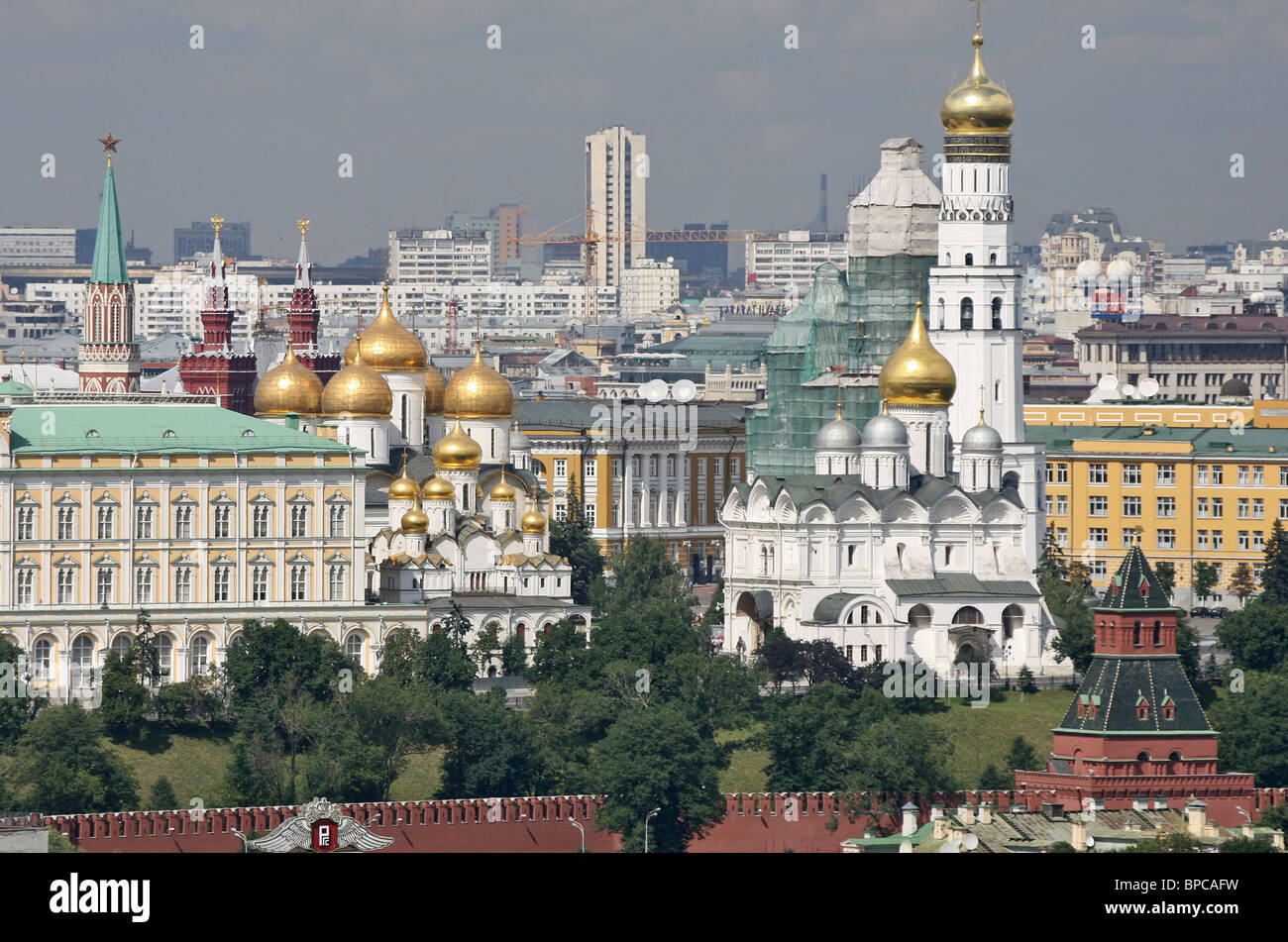 Kremlin Aerial View Moscow High Resolution Stock Photography and Images ...