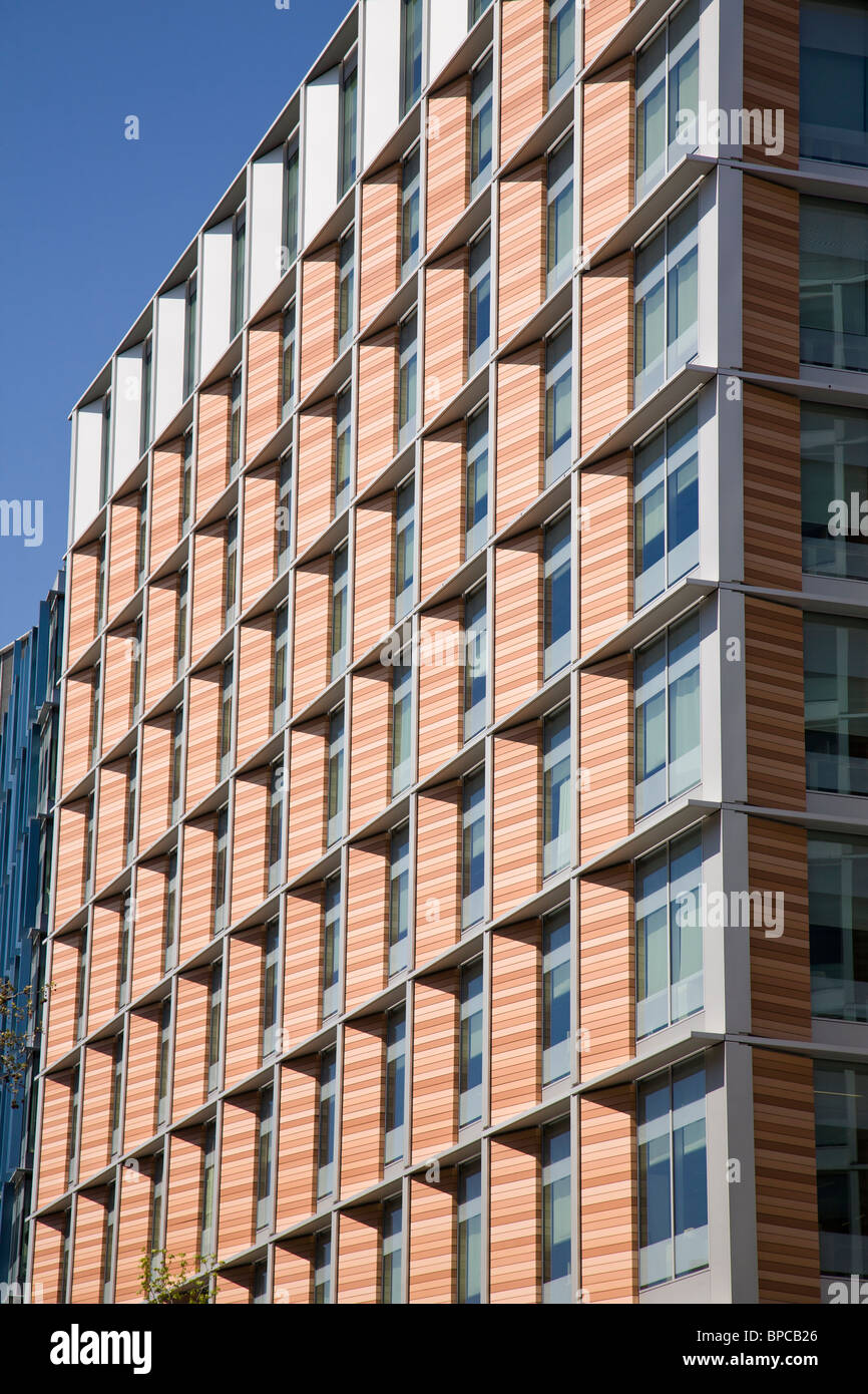 Office building with interesting geometric facade Stock Photo - Alamy