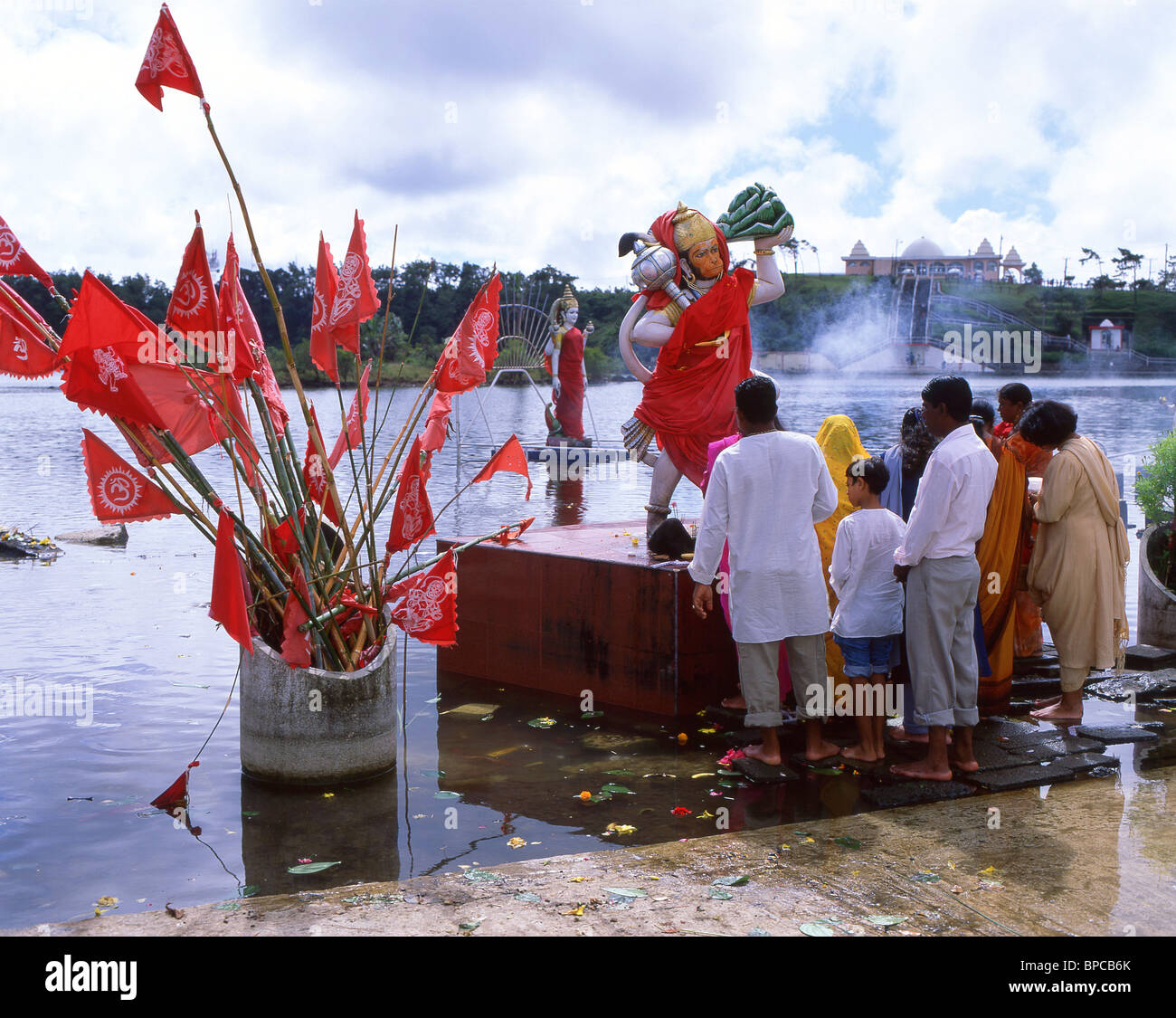 Hindu Pilgrimage site, Grand Bassin, Savanne District, Republic of ...