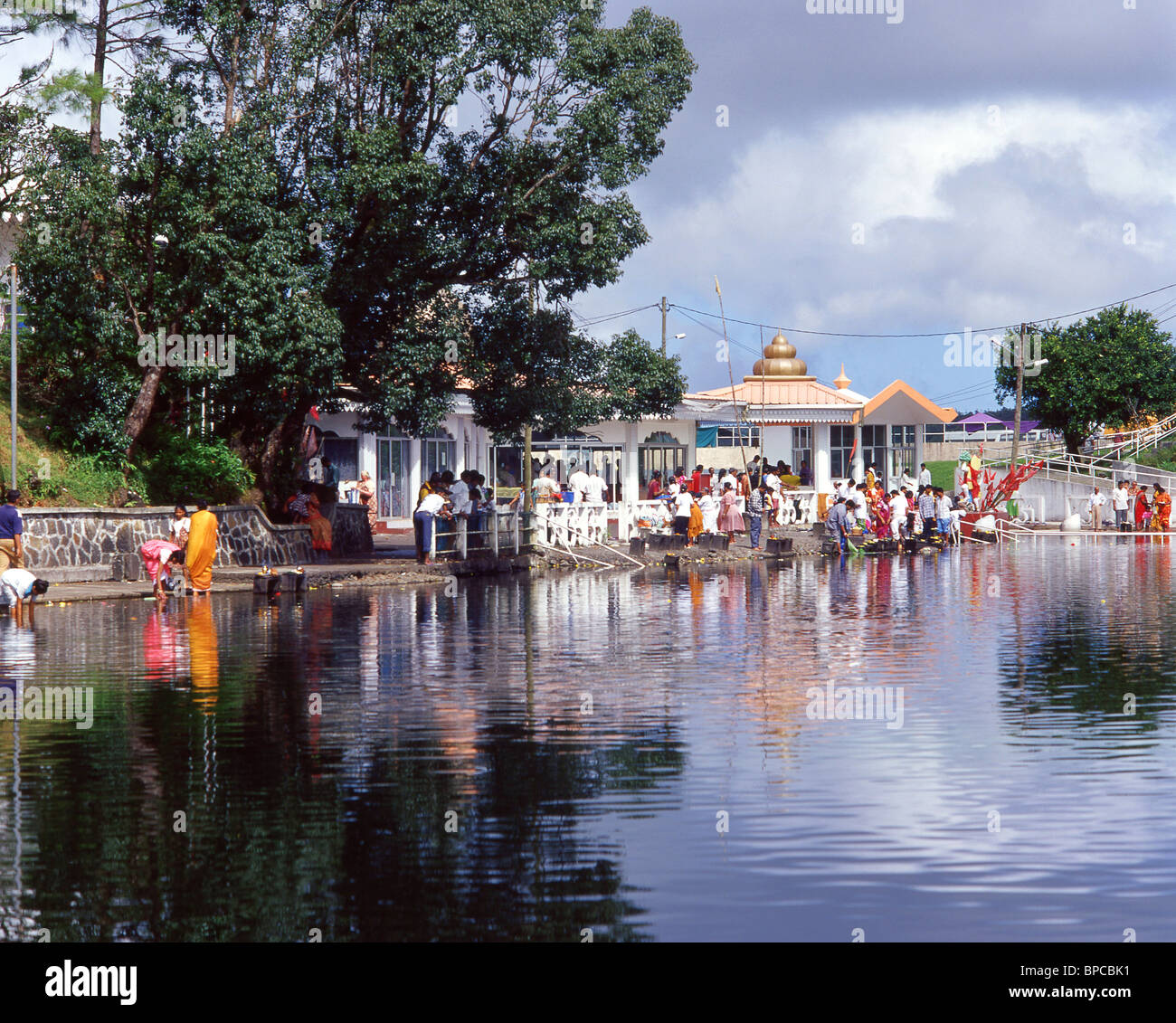 Hindu Pilgrimage site, Grand Bassin, Savanne District, Republic of ...