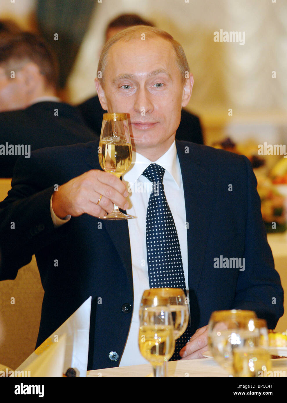 Russian President Vladimir Putin Glass High Resolution Stock ...