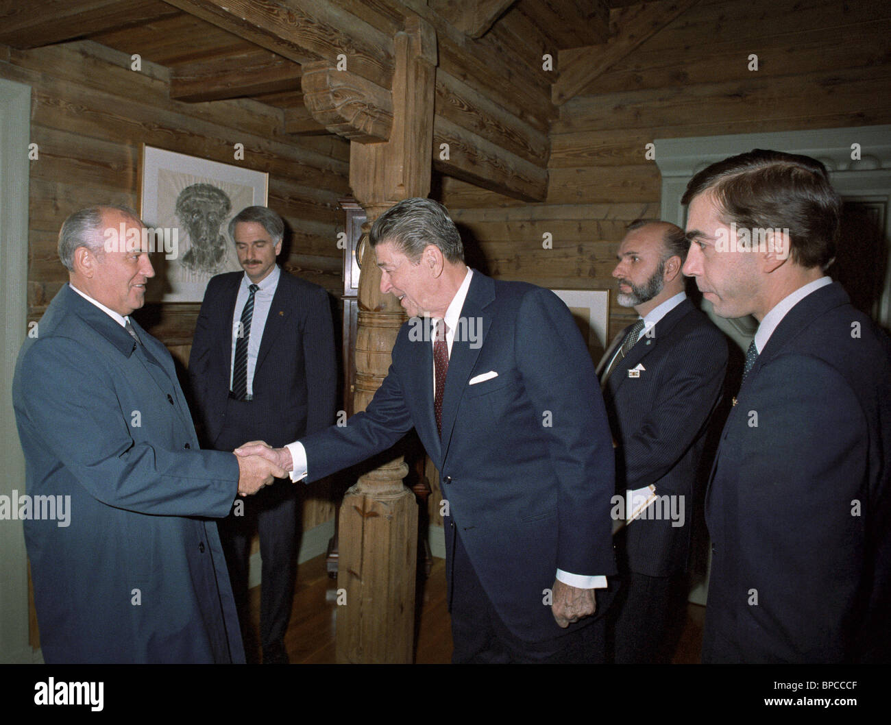 Reagan Gorbachev Reykjavik High Resolution Stock Photography and Images ...