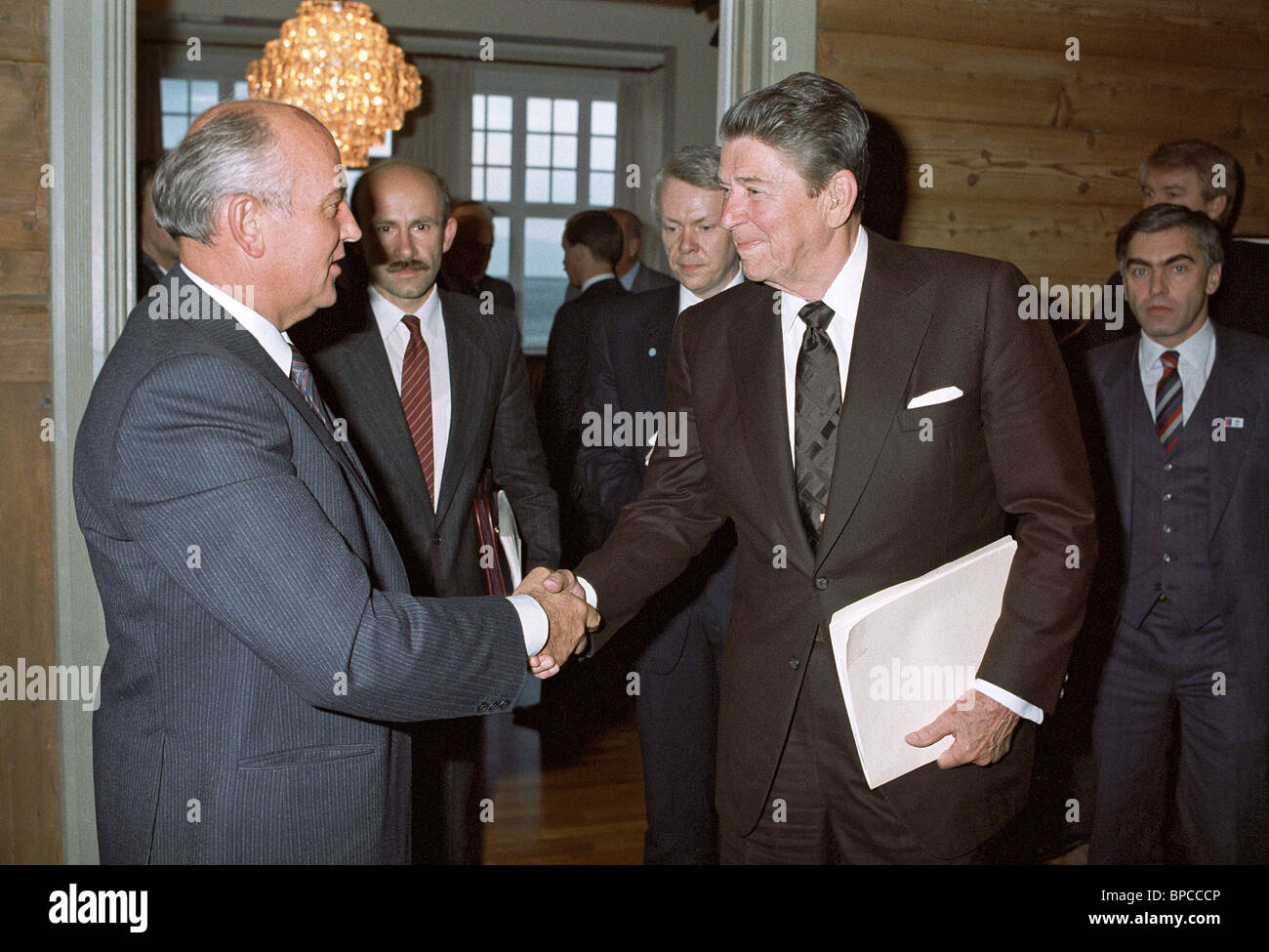 President Reagan With Gorbachev High Resolution Stock Photography and ...