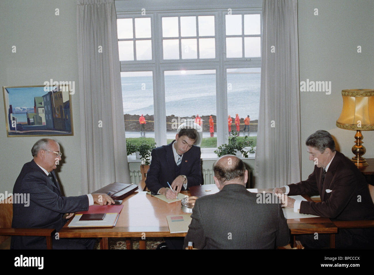 President Reagan With Gorbachev High Resolution Stock Photography and ...