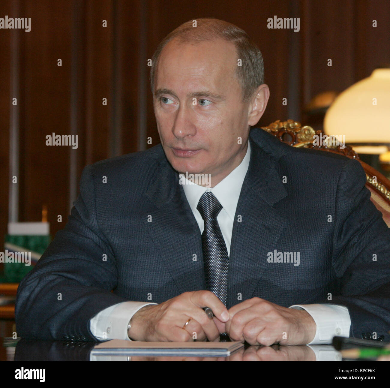 President Putin Chairs Security Council High Resolution Stock ...