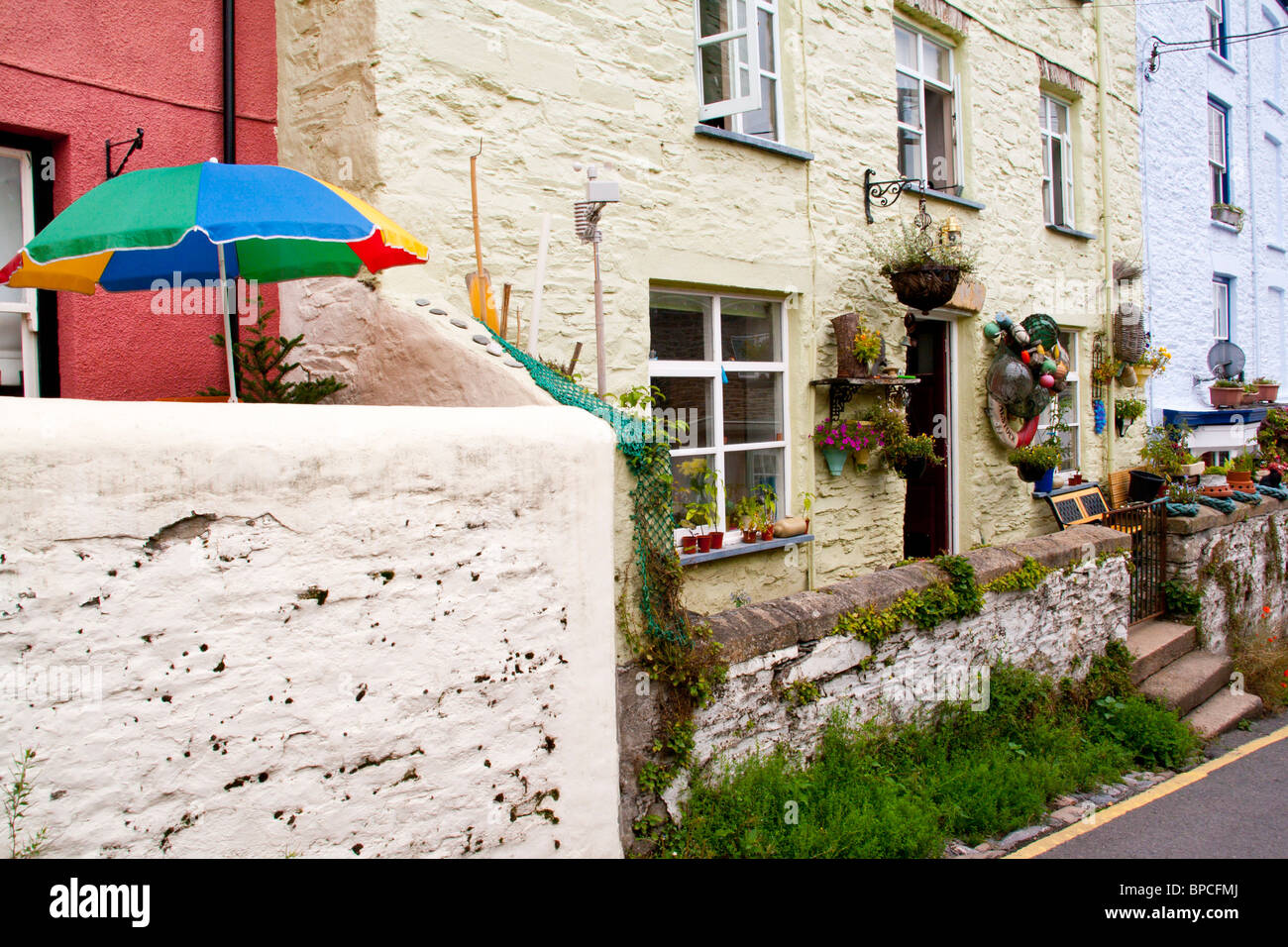 Cottages at Calstock Cornwall England Stock Photo - Alamy