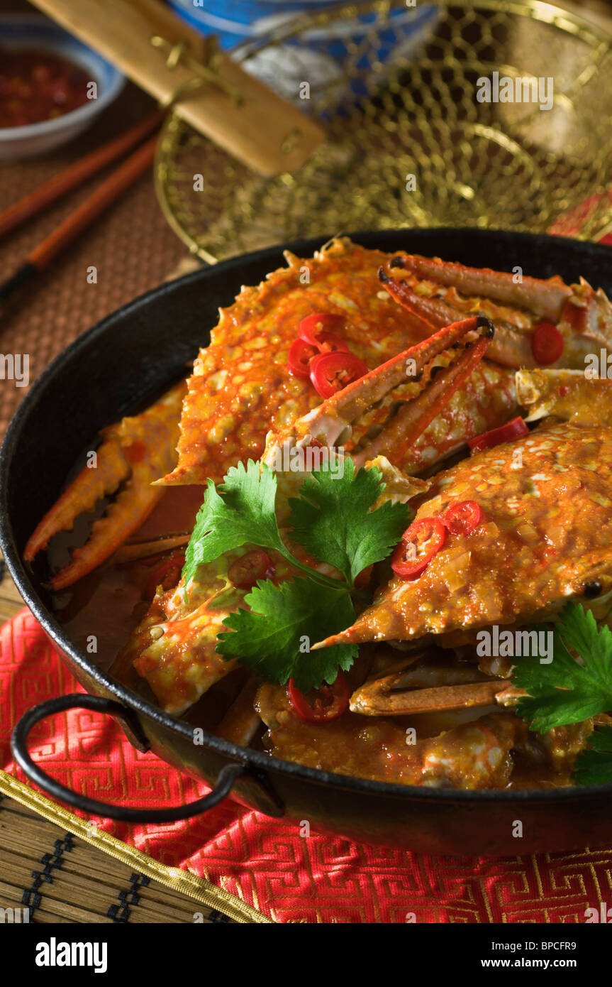 Singapore chilli crab hi-res stock photography and images - Alamy