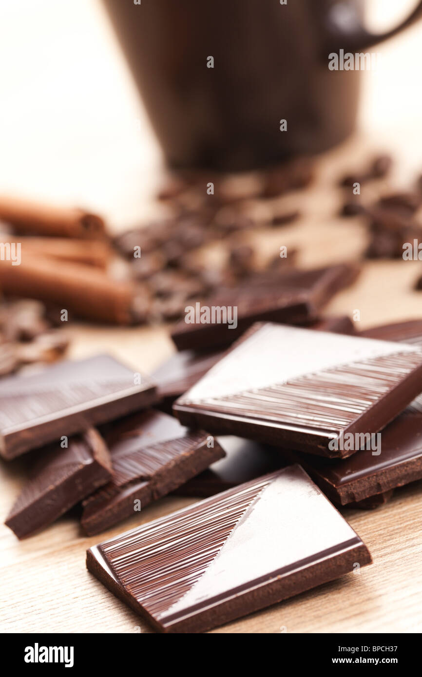 On wooden dark table hi-res stock photography and images - Alamy