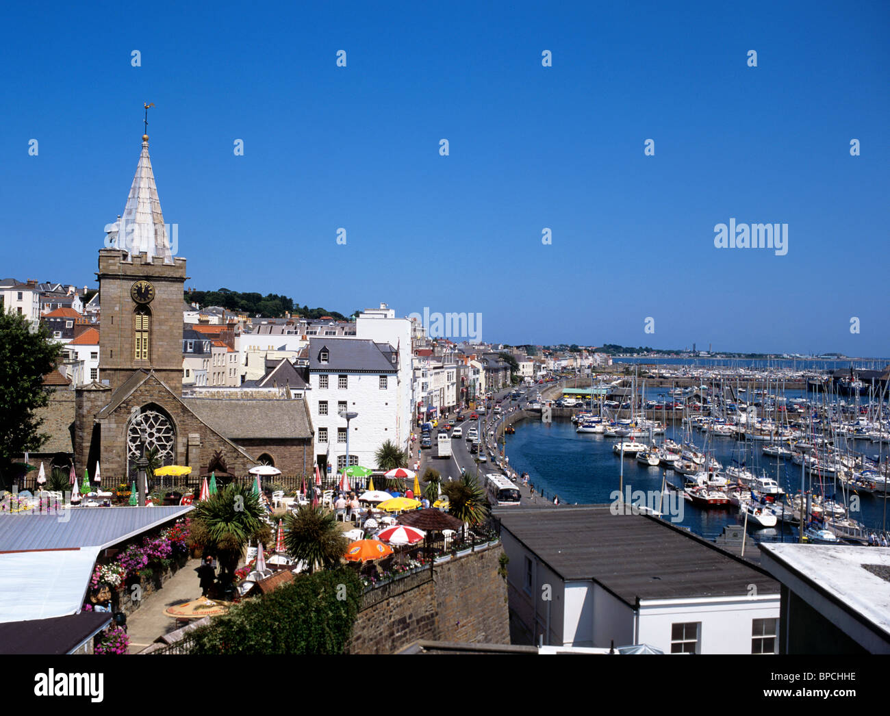 St peter port cafe hi-res stock photography and images - Alamy