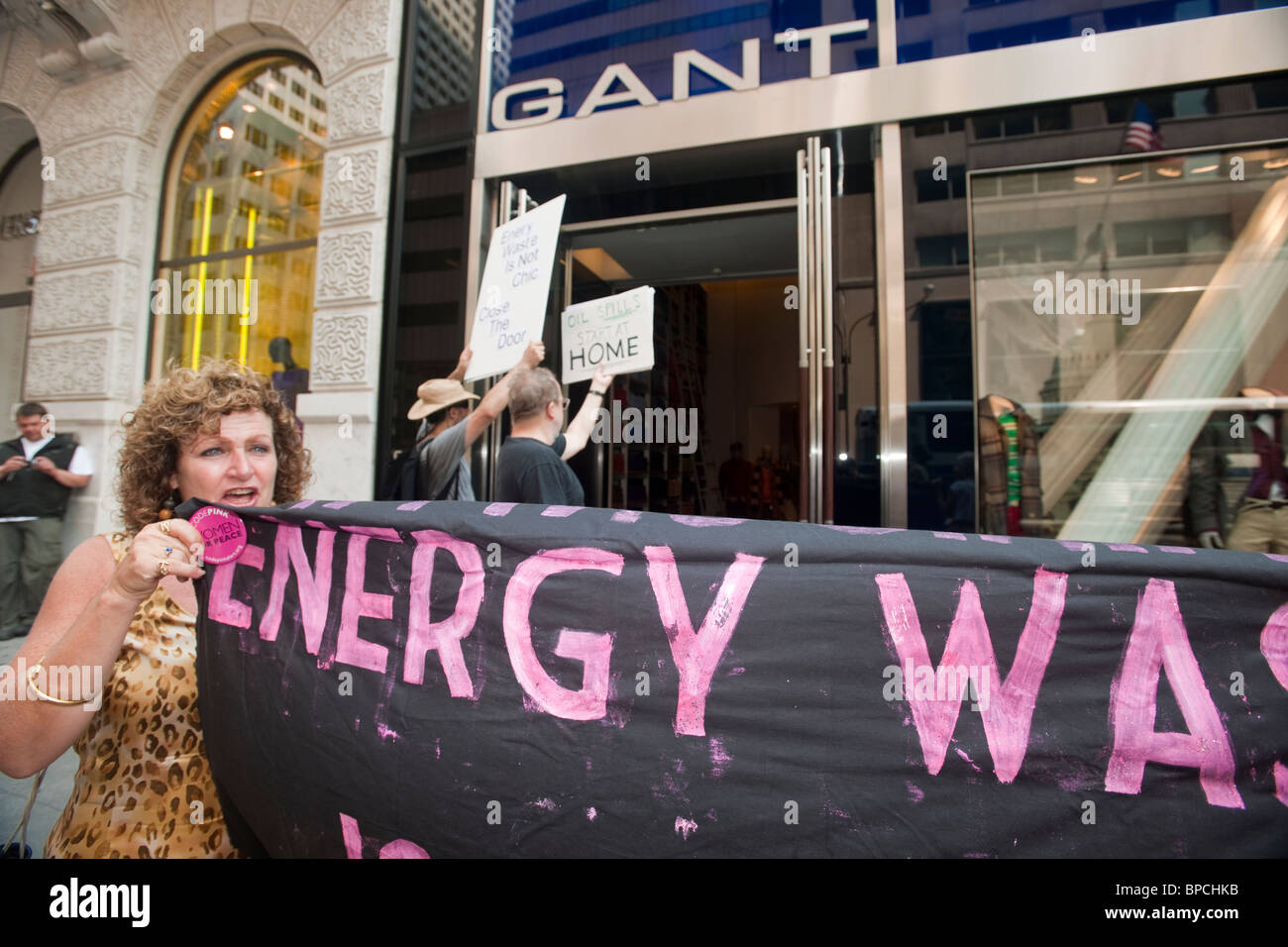 Green energy protest hi-res stock photography and images - Alamy