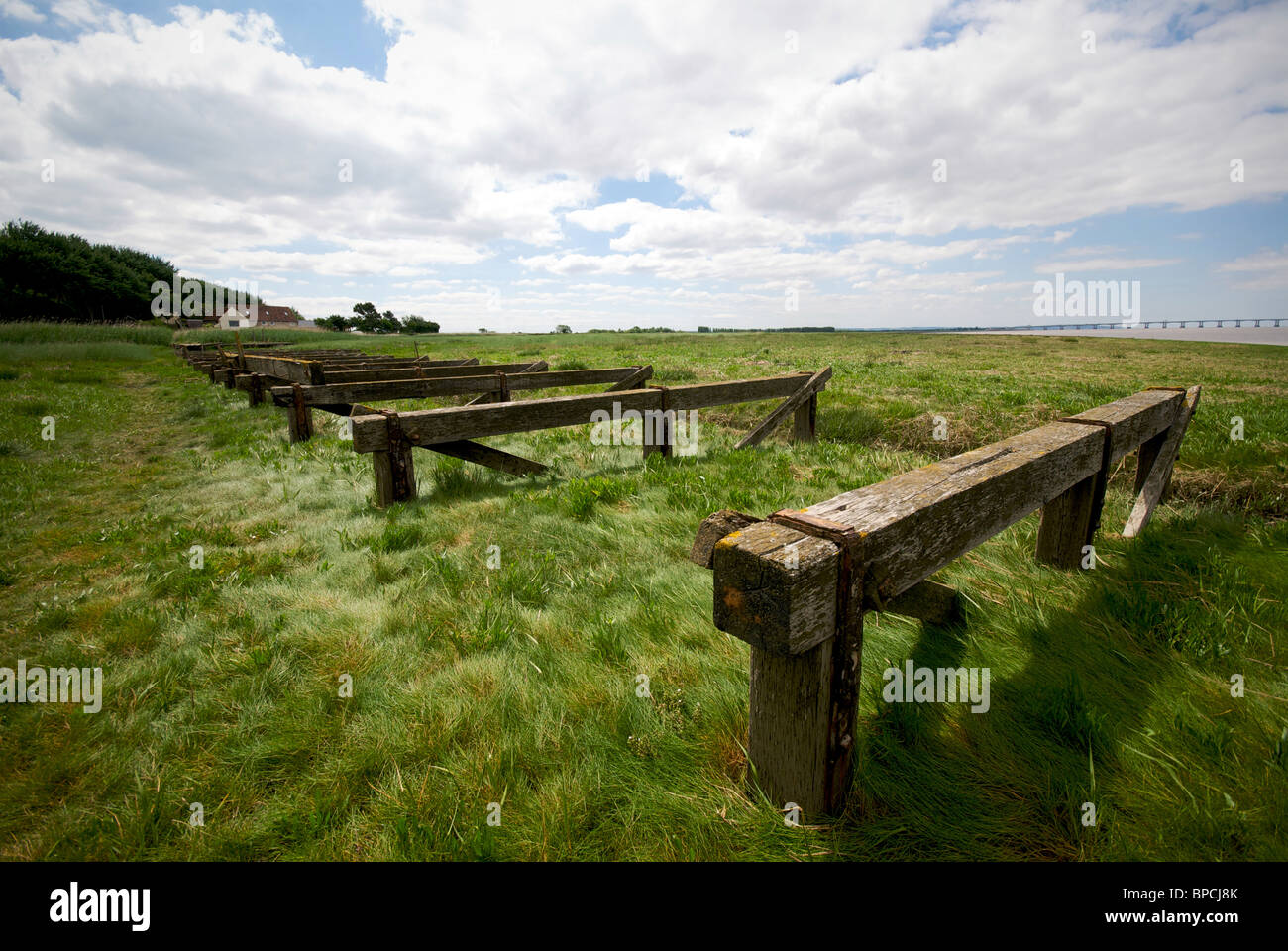 Old Passage Aust South Gloucestershire UK River Severn Estuary Ferry ...