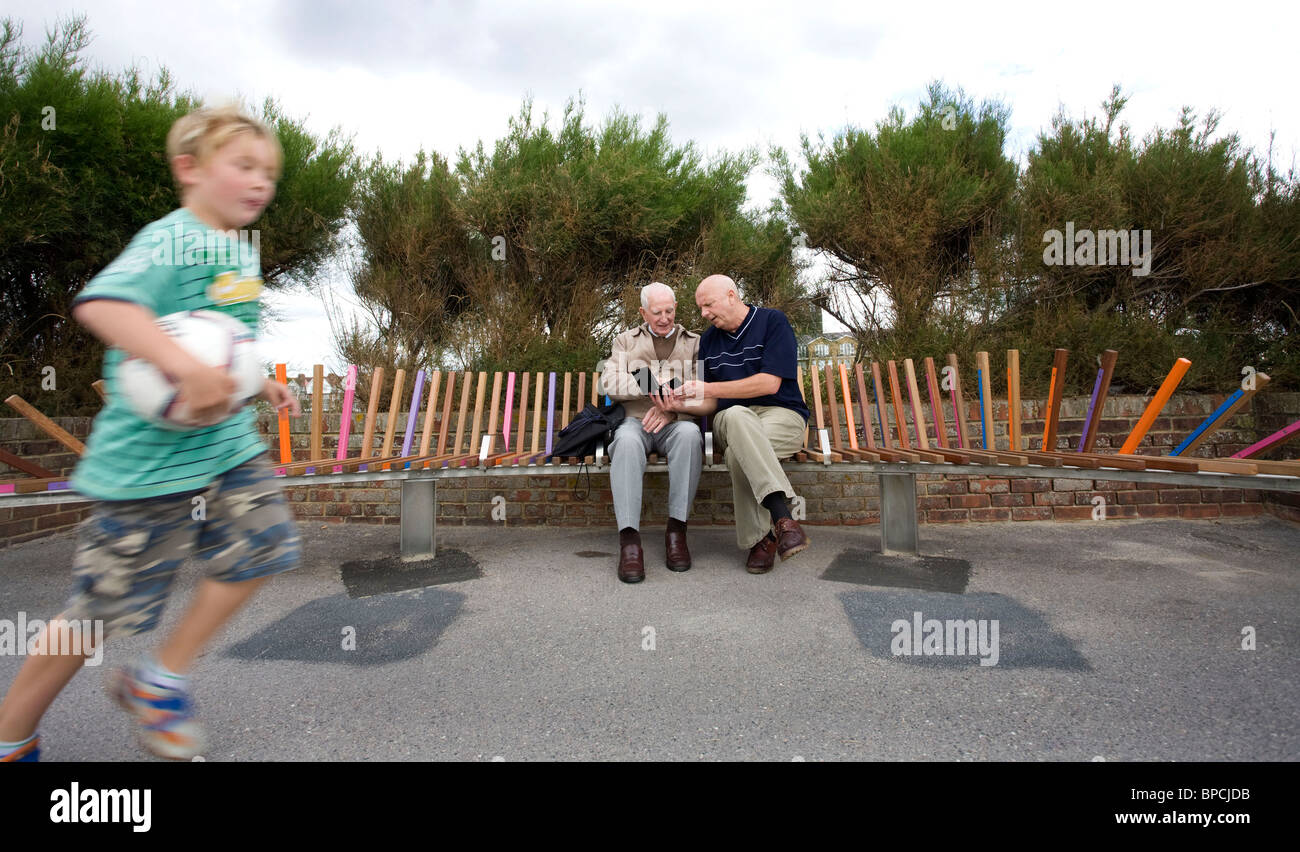 Littlehampton Long Bench High Resolution Stock Photography and Images ...