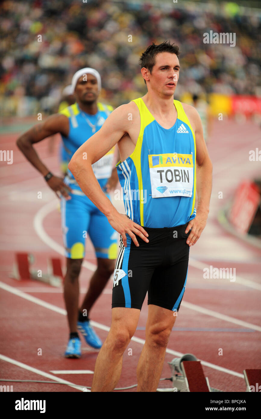 Robert TOBIN, 400m Heat B at Aviva London Grand Prix, Crystal Palace ...