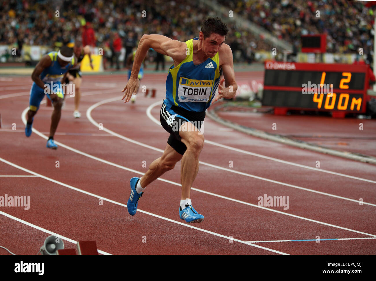 Robert TOBIN, 400m Heat B at Aviva London Grand Prix, Crystal Palace ...