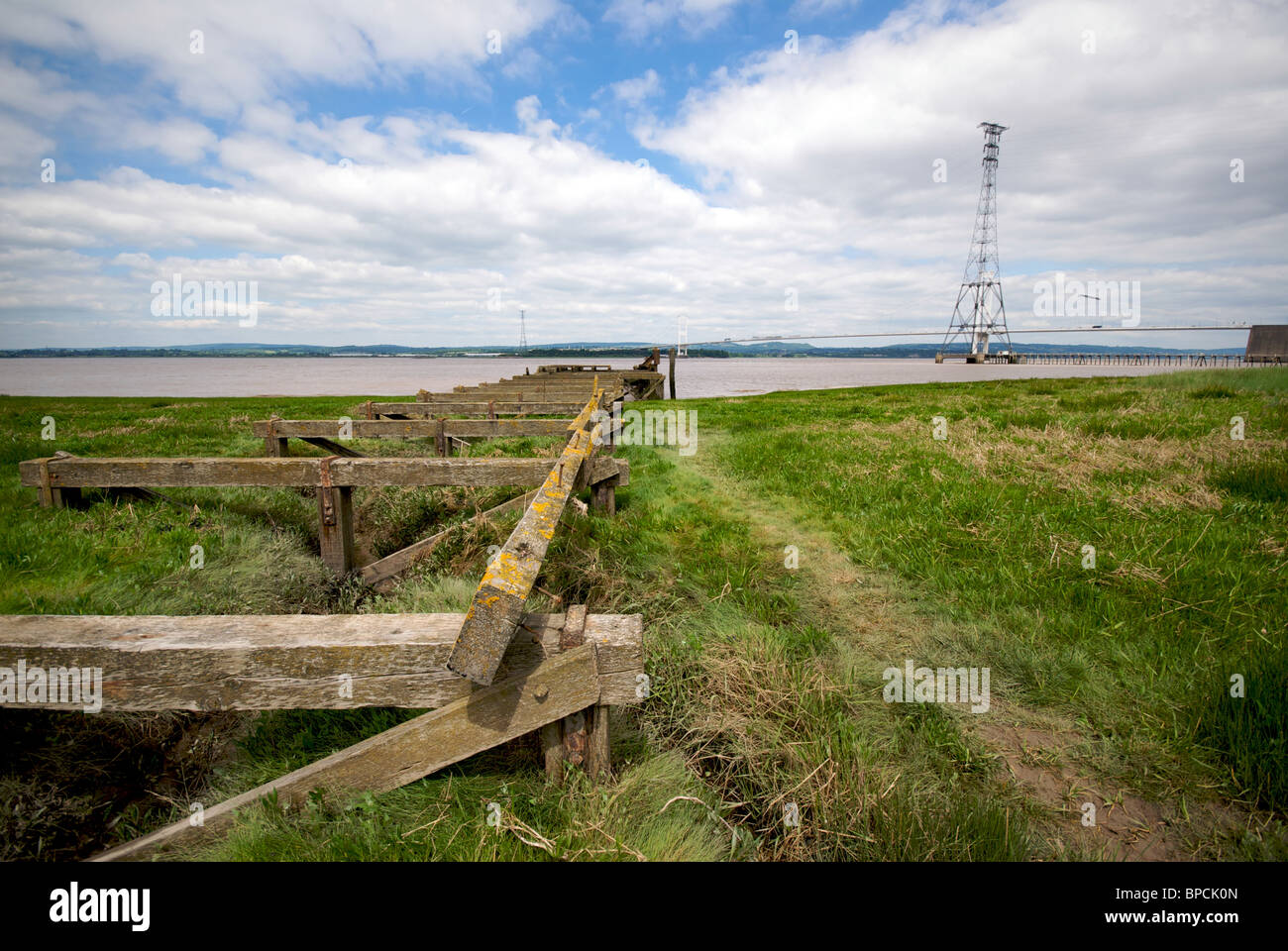 Old Passage Aust South Gloucestershire UK River Severn Estuary Ferry ...
