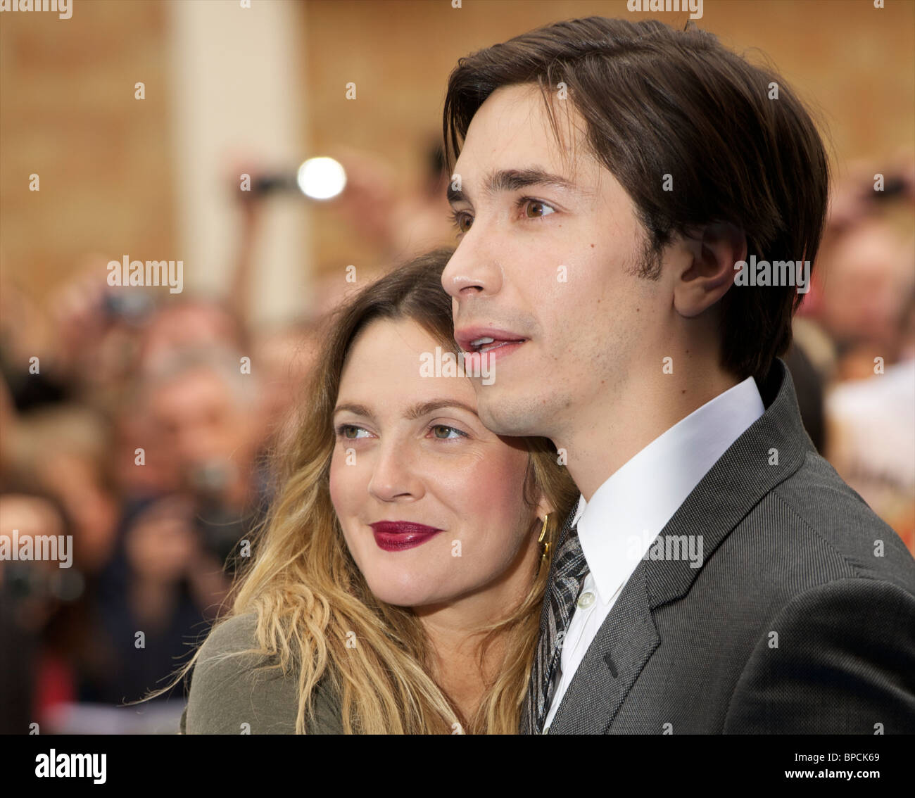 Justin Long Drew Barrymore attending the World Premier of Going the ...