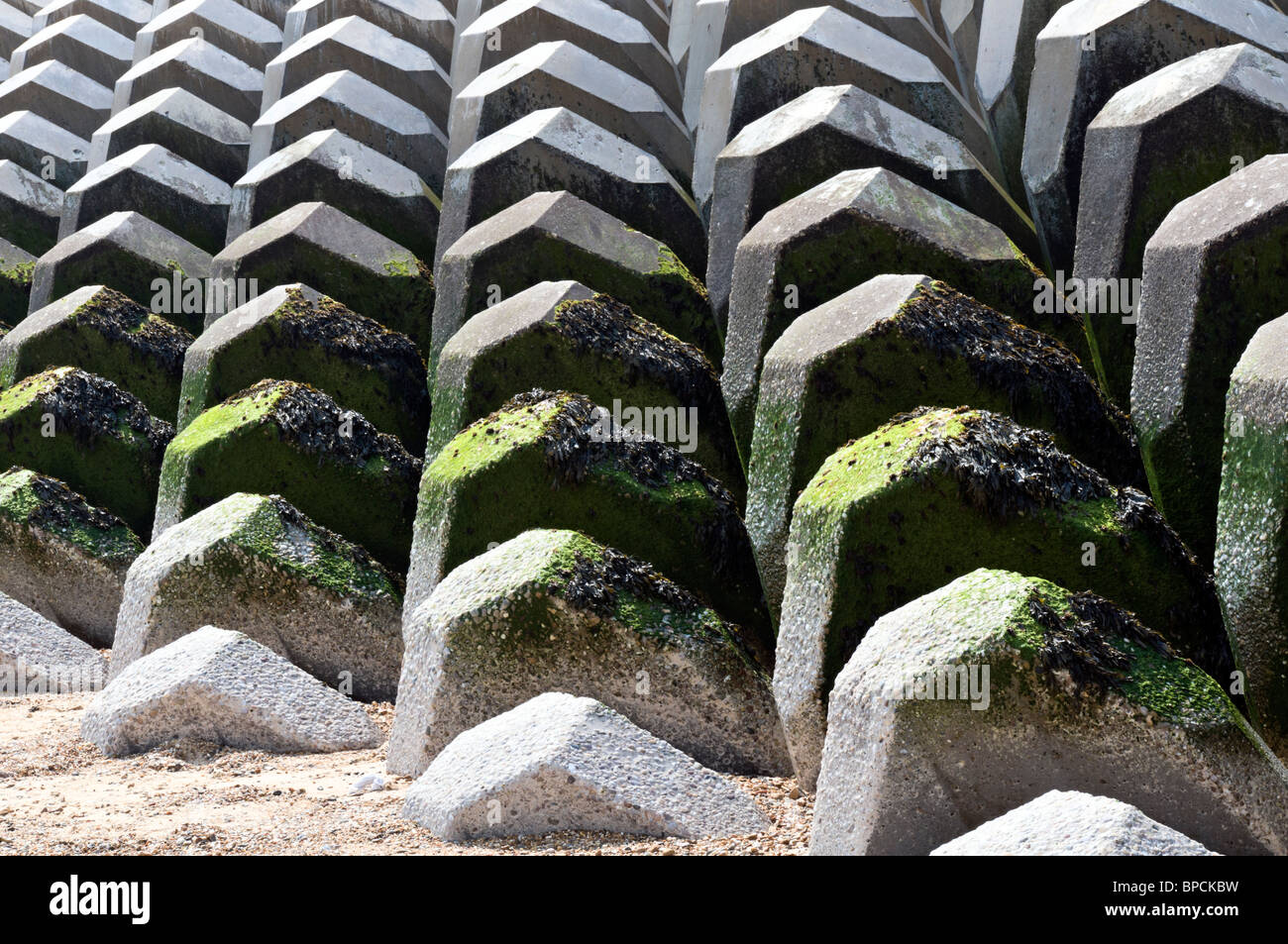 Concrete groynes hi-res stock photography and images - Alamy