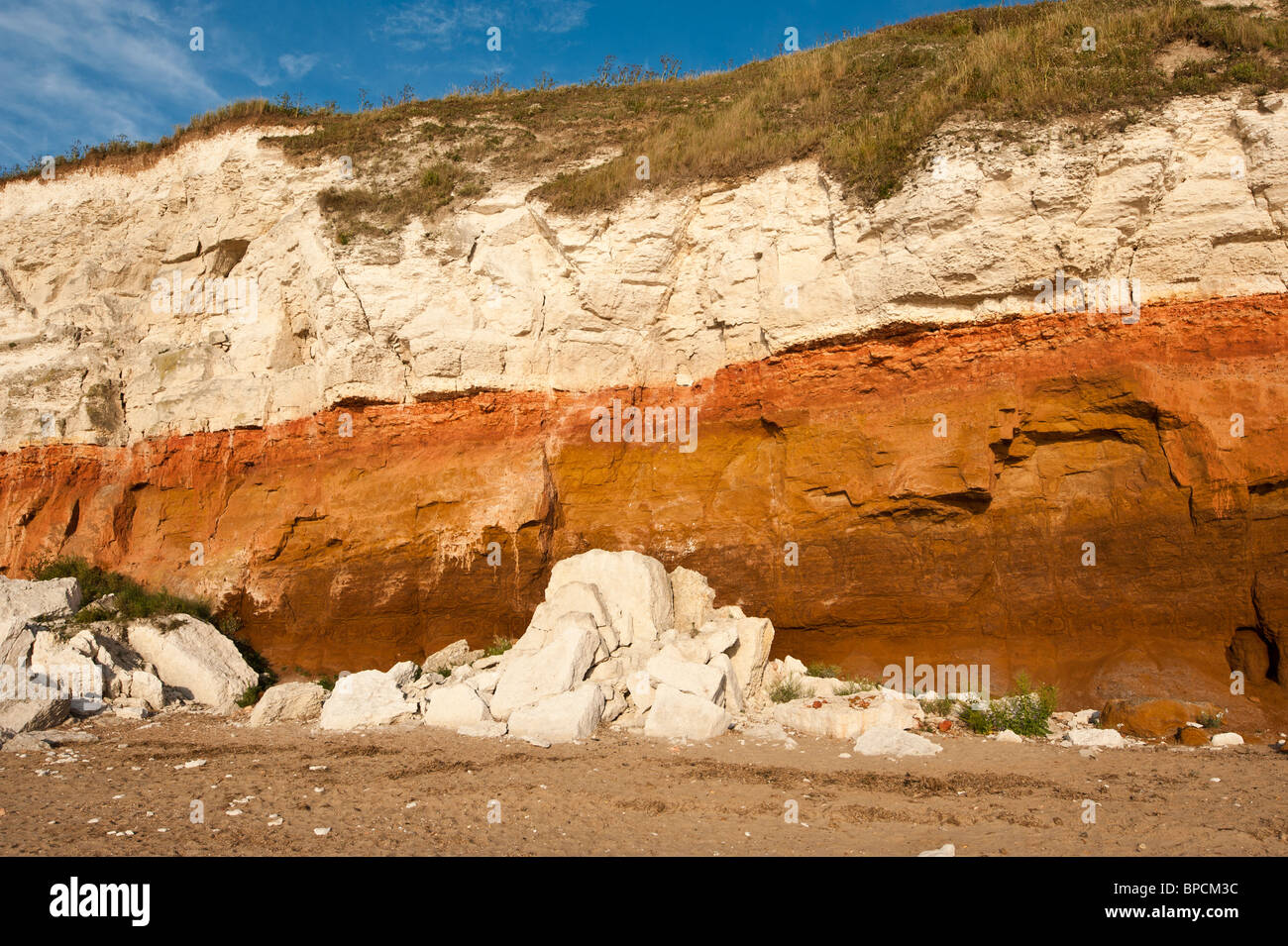 Hunstanton Beach in Norfolk Stock Photo - Alamy