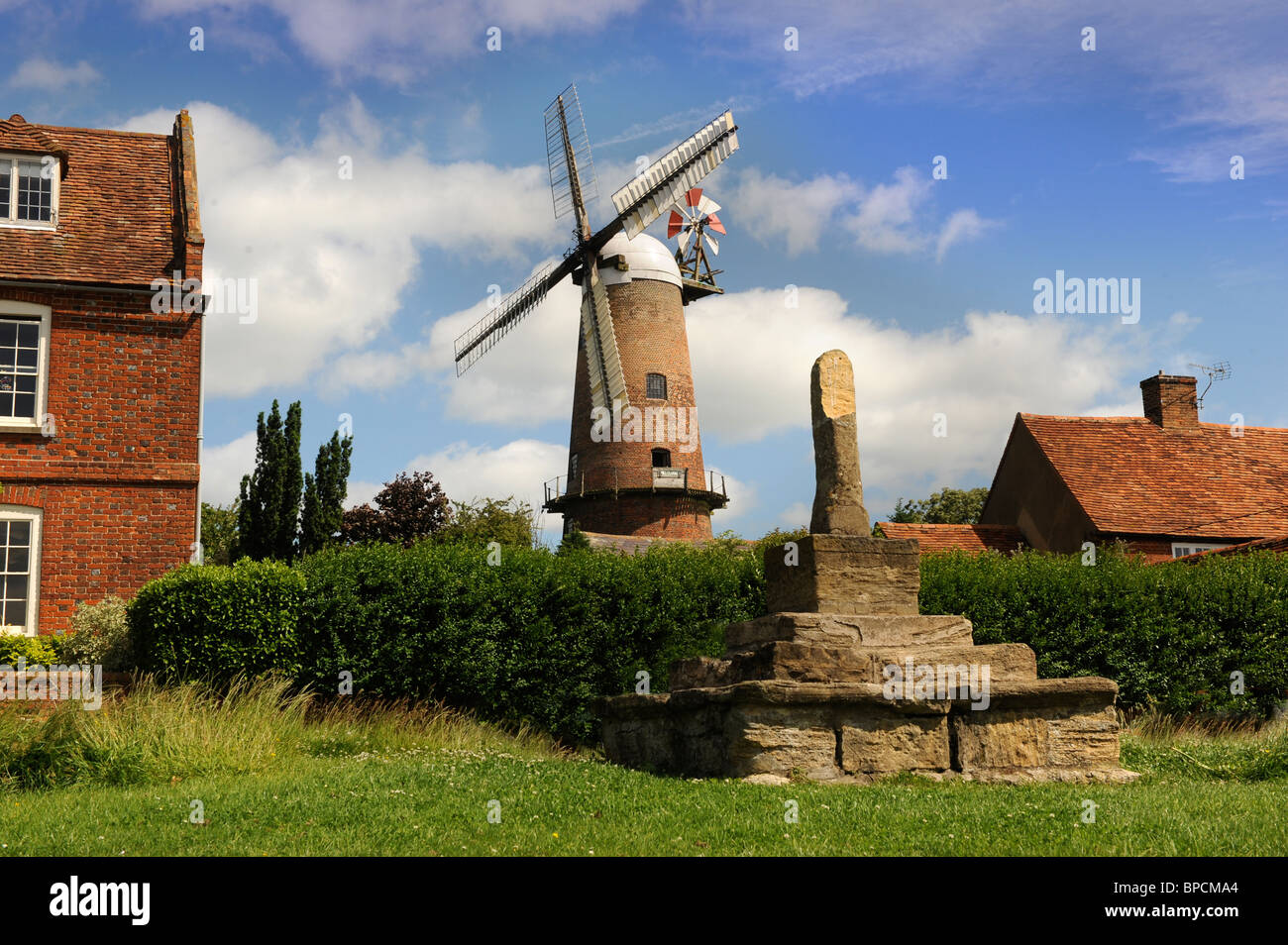 Wind turbine uk village hi-res stock photography and images - Alamy
