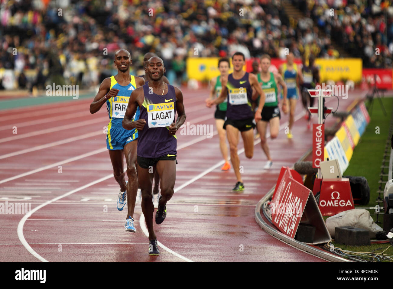 3000m men's race at Aviva London Grand Prix, Crystal Palace, London ...