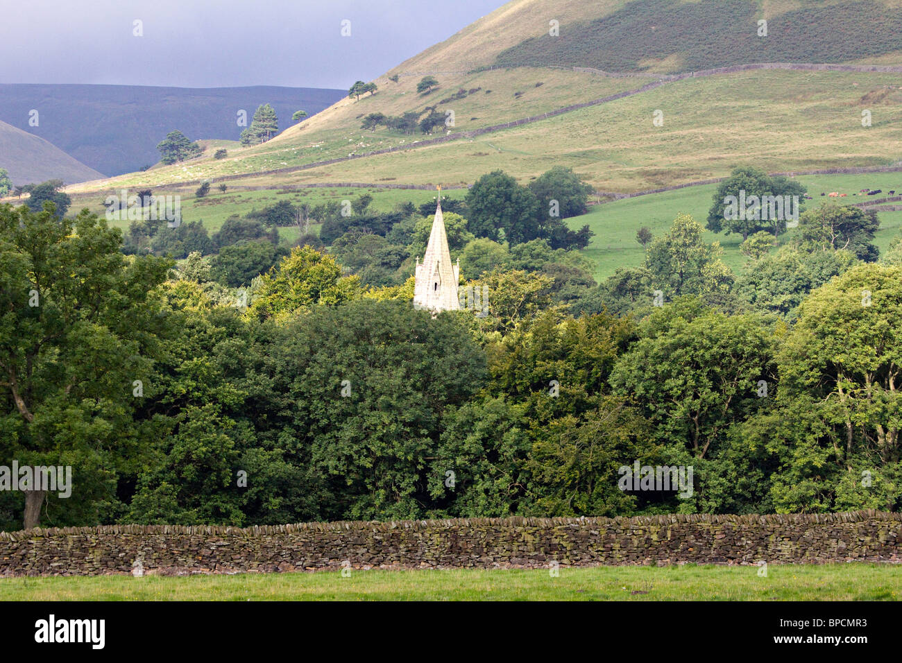 edale parish church derbyshire peak district england uk gb Stock Photo ...
