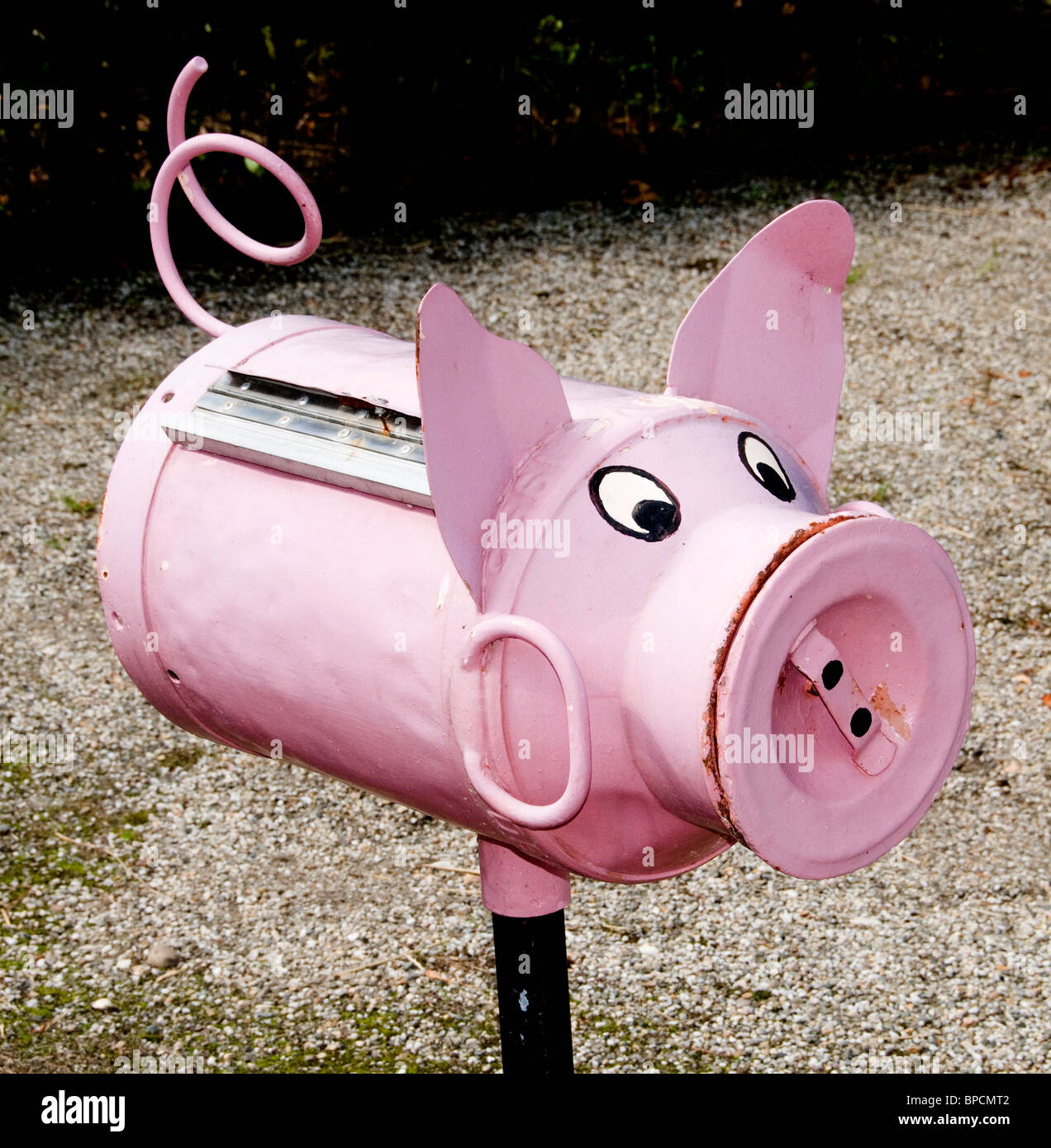 Farm House Milk can mail letter box Netherlands Stock Photo - Alamy