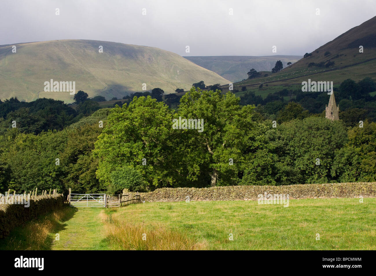 edale parish church derbyshire peak district england uk gb Stock Photo ...