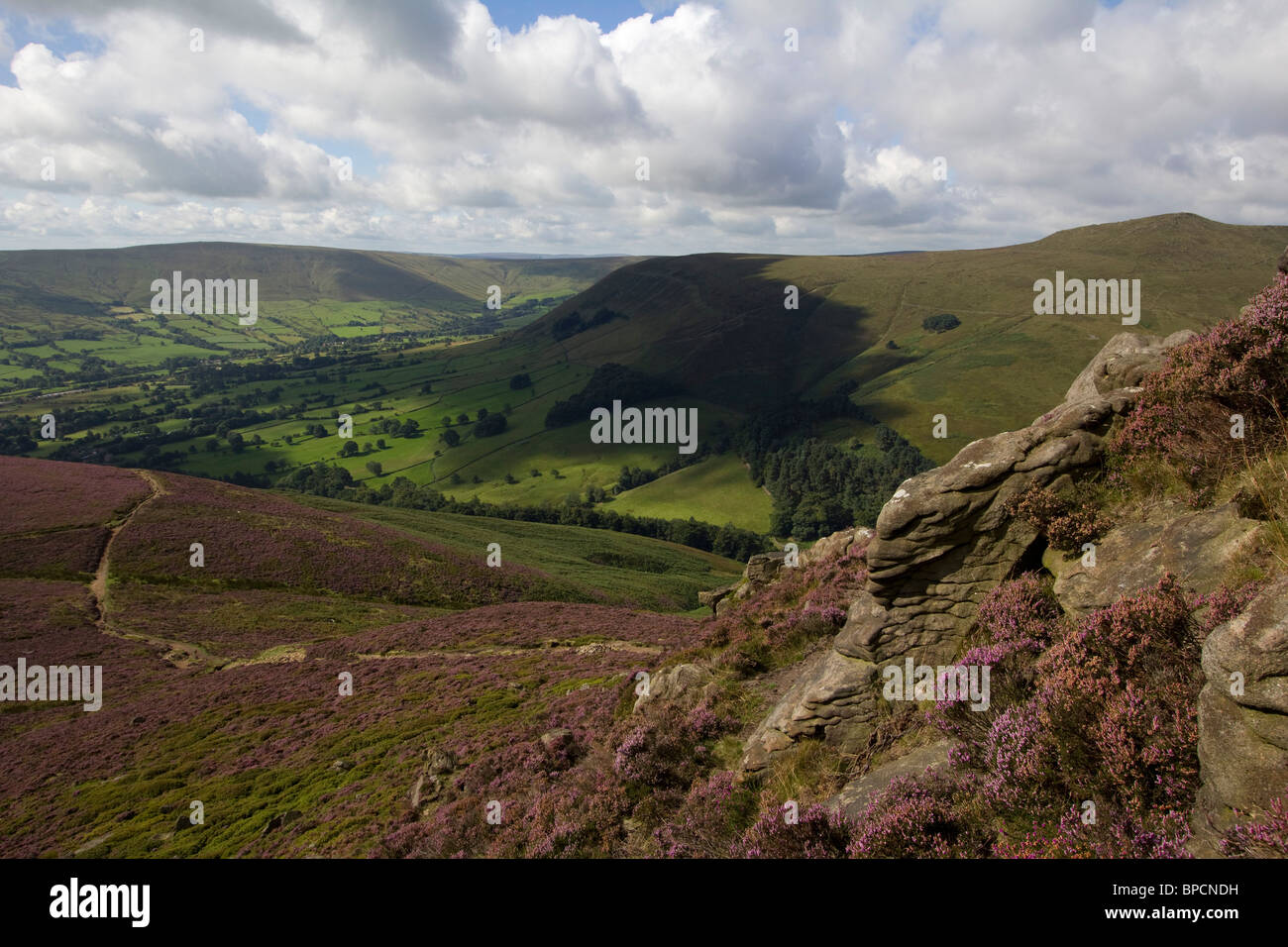 the nab vale of edale derbyshire peak district national park england uk ...