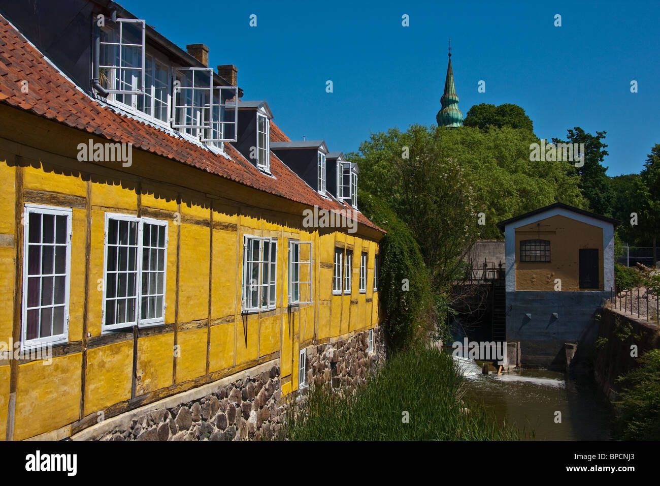 Frederiksvaerk, Denmark 2008. Beautiful old, restored half-timbered ...