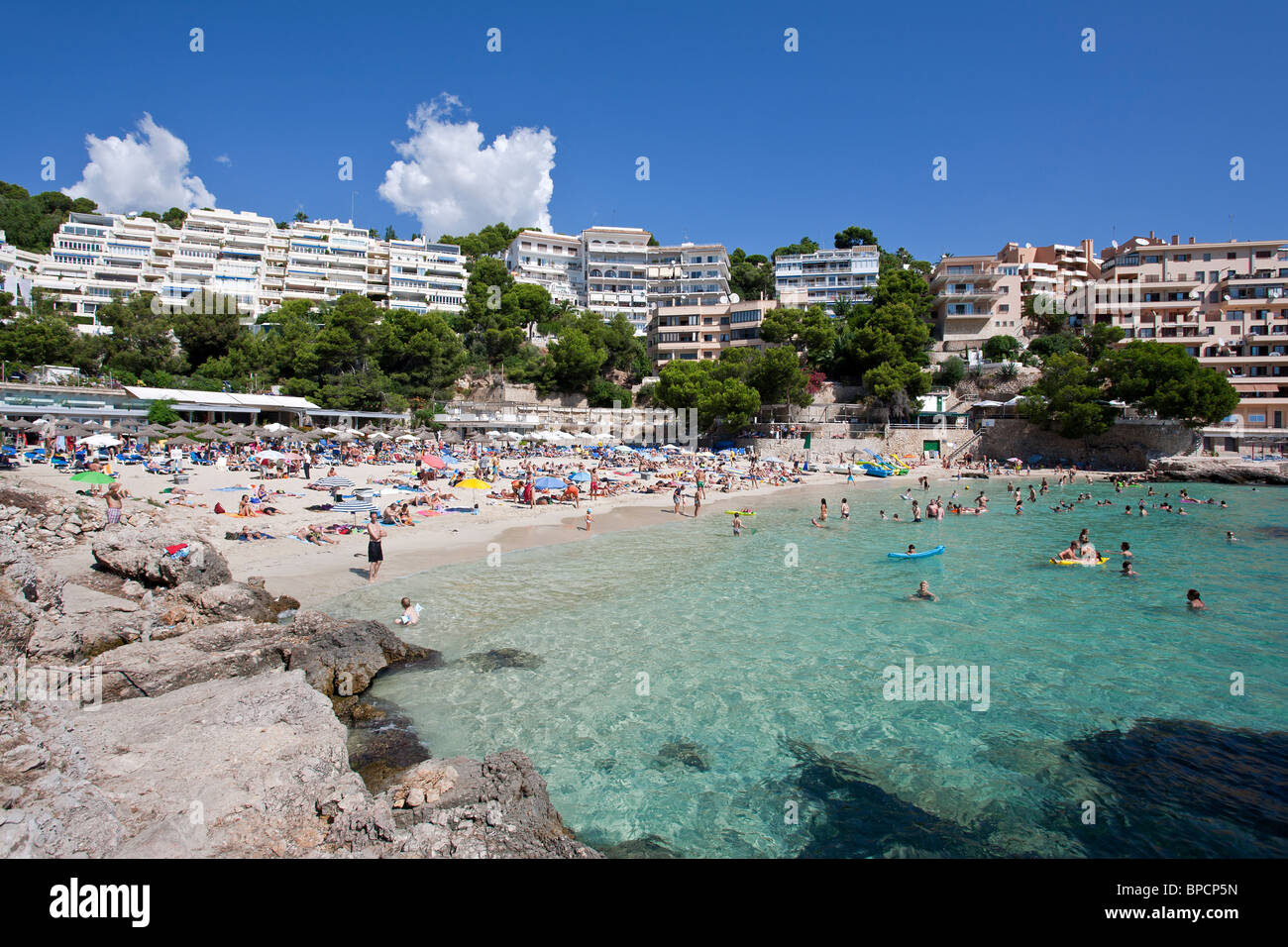 Illetes beach. Mallorca Island. Spain Stock Photo - Alamy