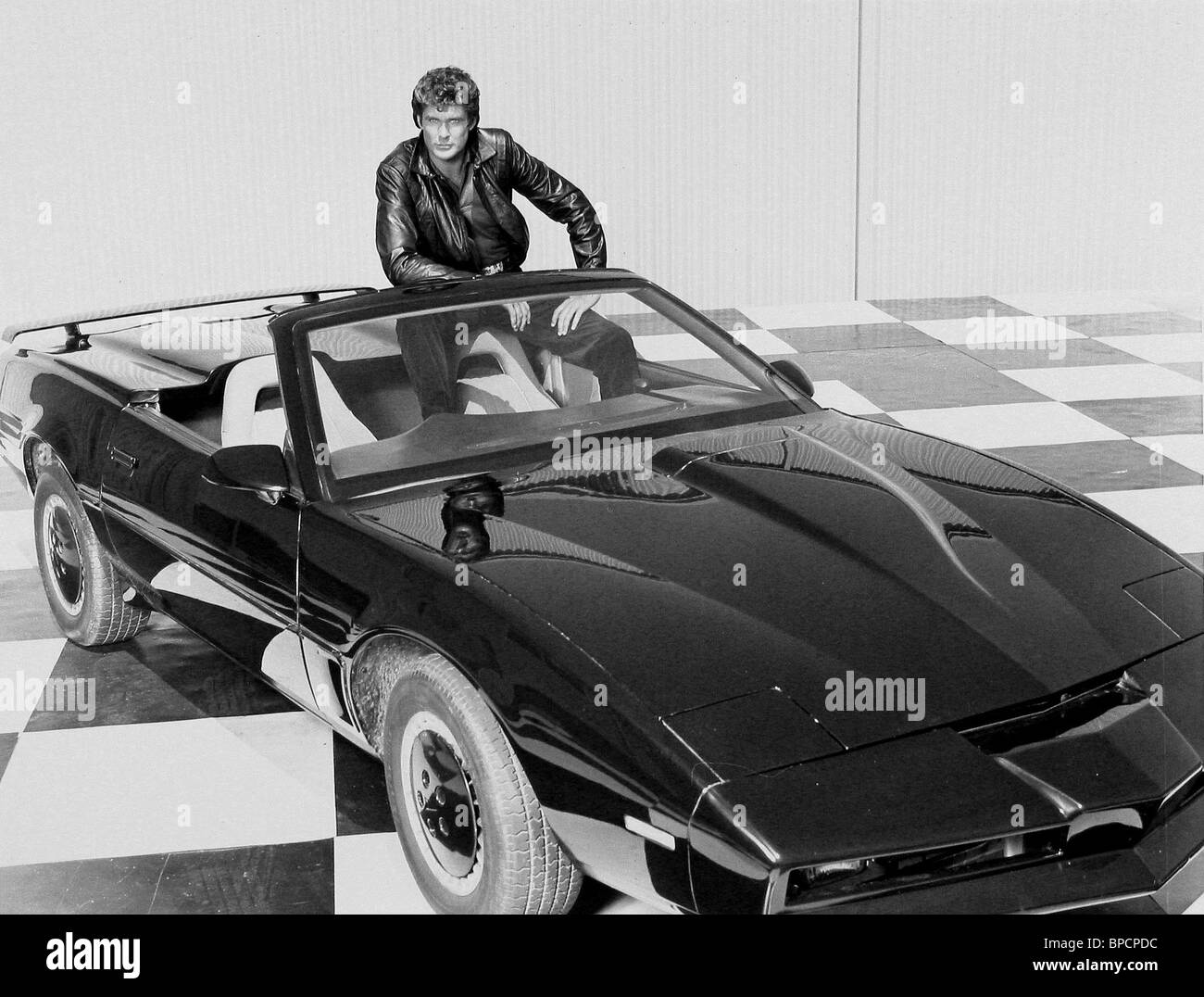DAVID HASSELHOFF & K.I.T.T. KNIGHT RIDER (1985 Stock Photo, Royalty ...