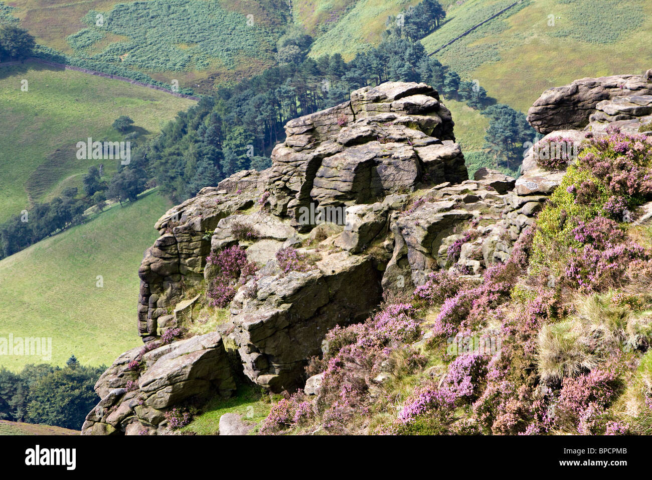 the nab vale of edale derbyshire peak district national park england uk ...