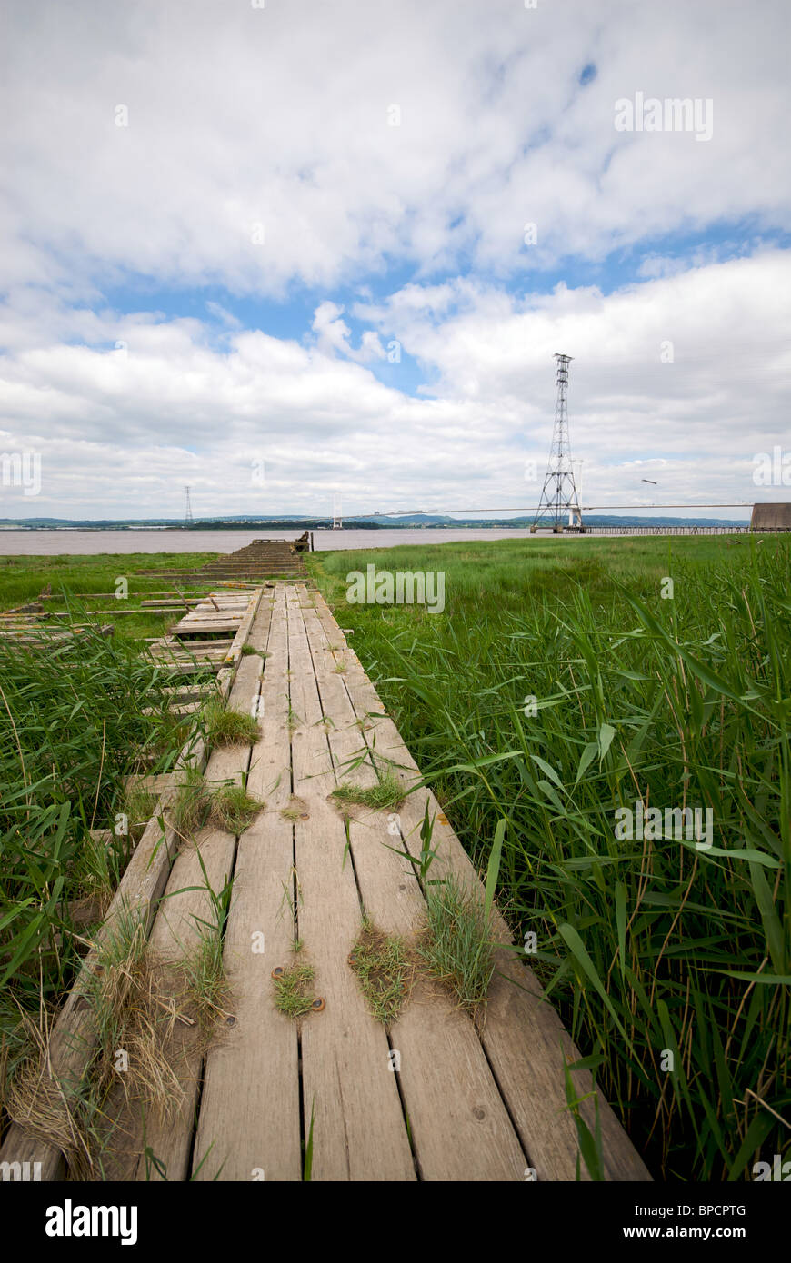 Old Passage Aust South Gloucestershire UK River Severn Estuary Ferry ...