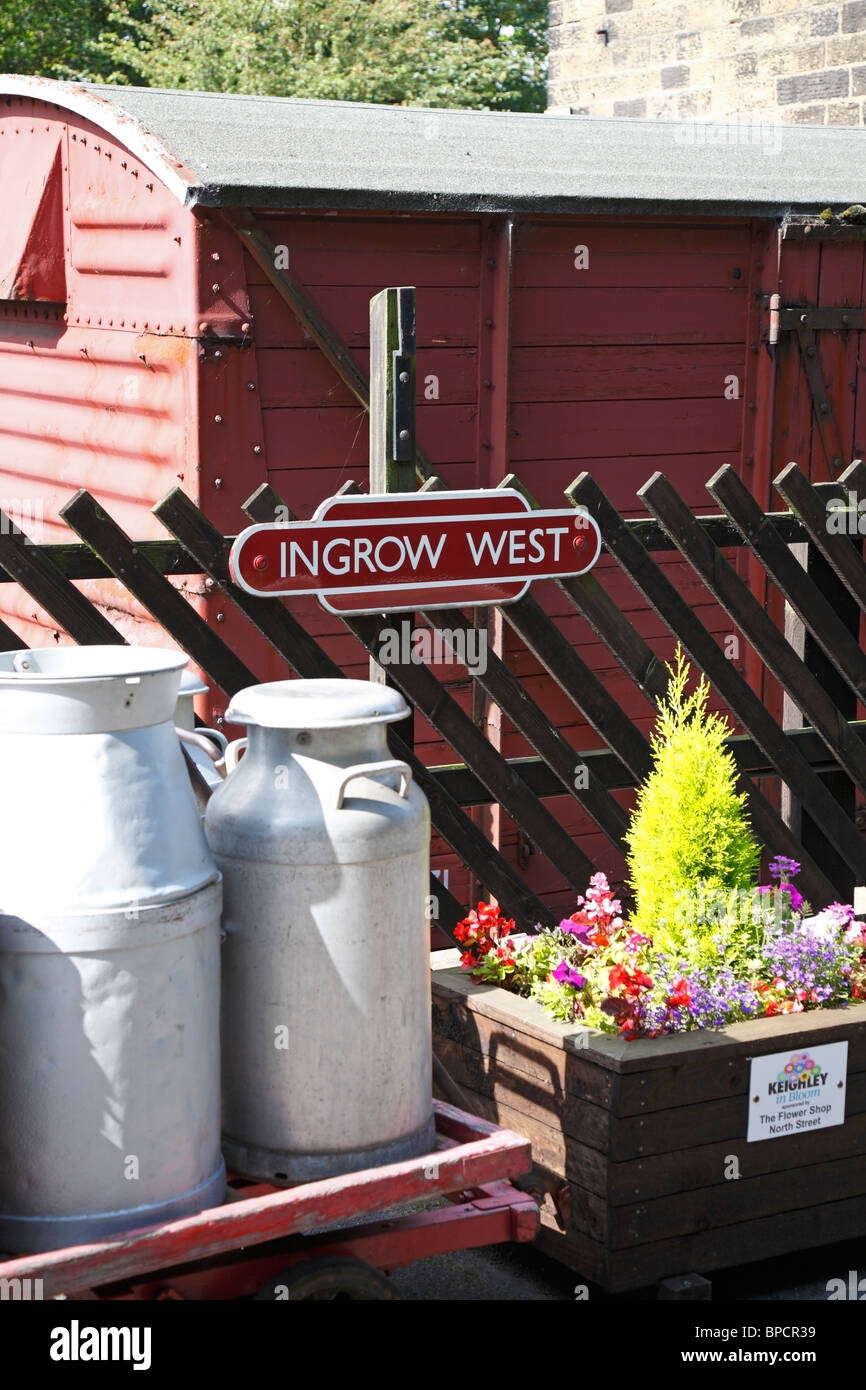 Ingrow Railway Station, Keighley and Worth Valley Railway, Ingrow, West ...