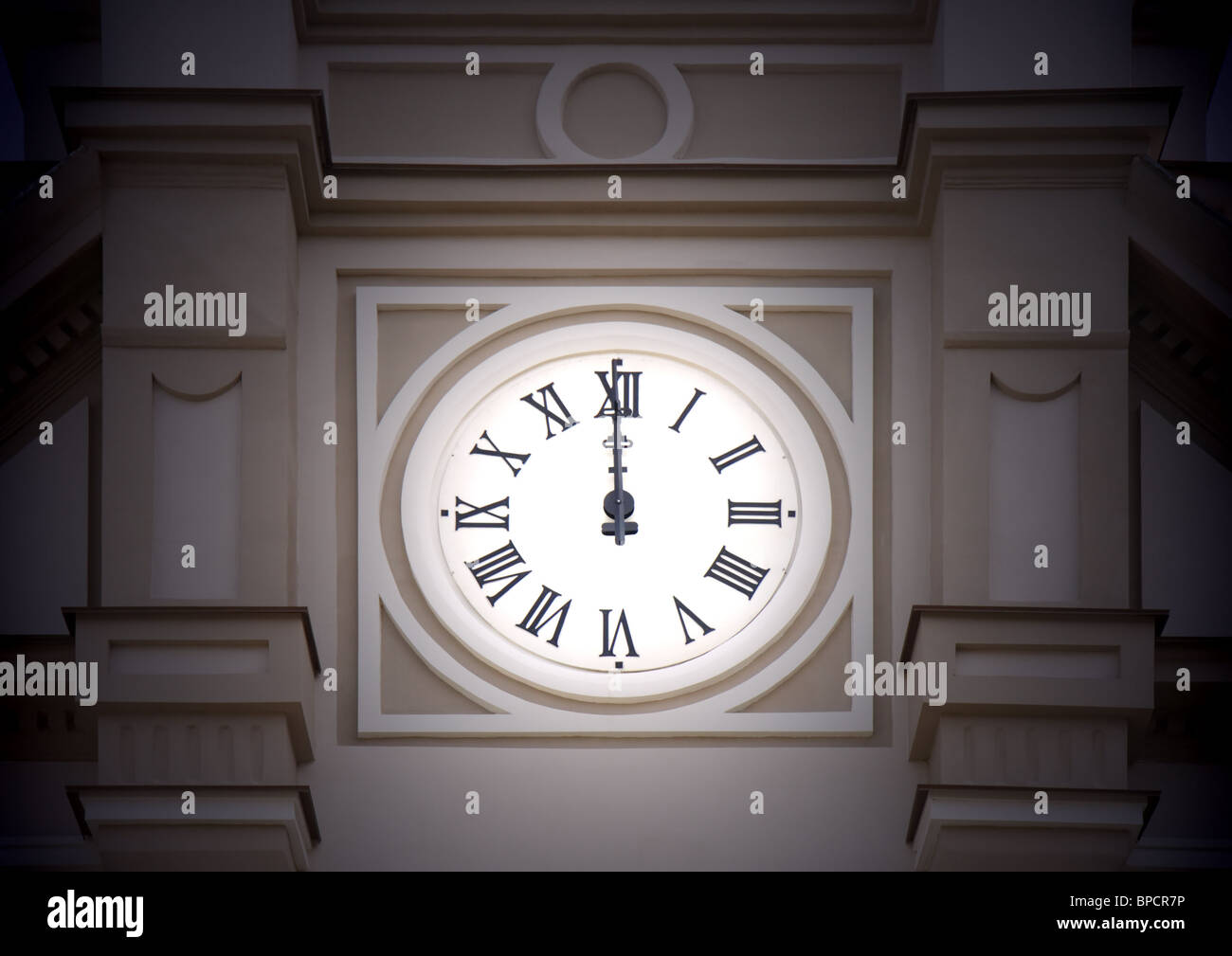 Roman numeral clock tower hi-res stock photography and images - Alamy