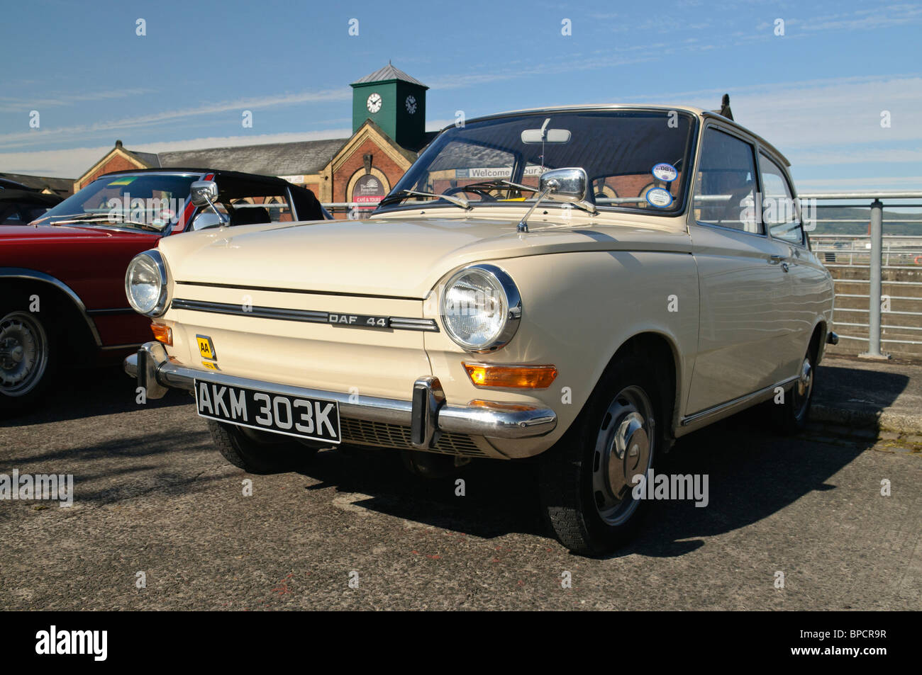 Daf 44 Variomatic at a classic car rally Stock Photo - Alamy