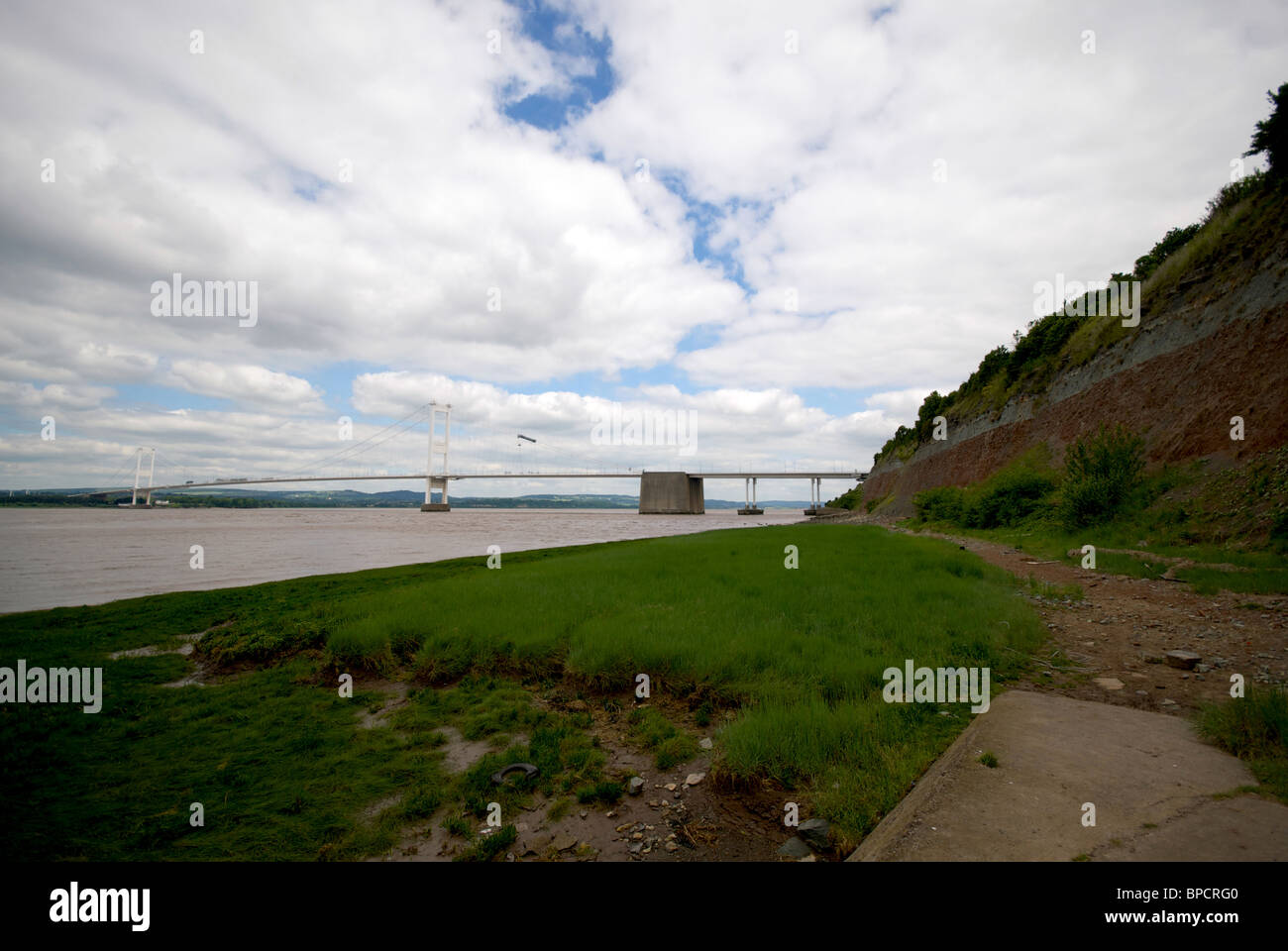 Old Passage Aust South Gloucestershire UK River Severn Estuary Ferry ...