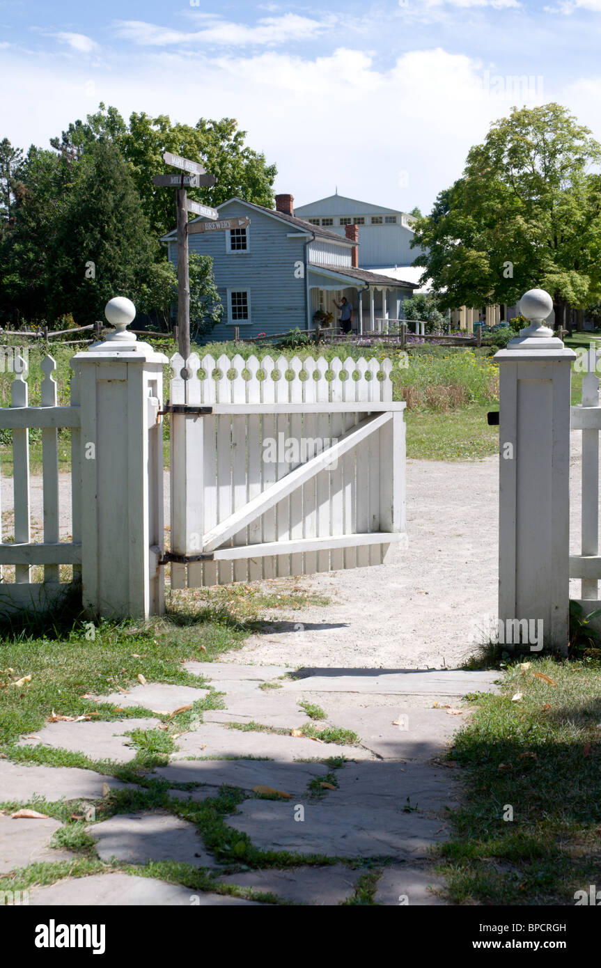 Picket Fence Gate High Resolution Stock Photography and Images - Alamy