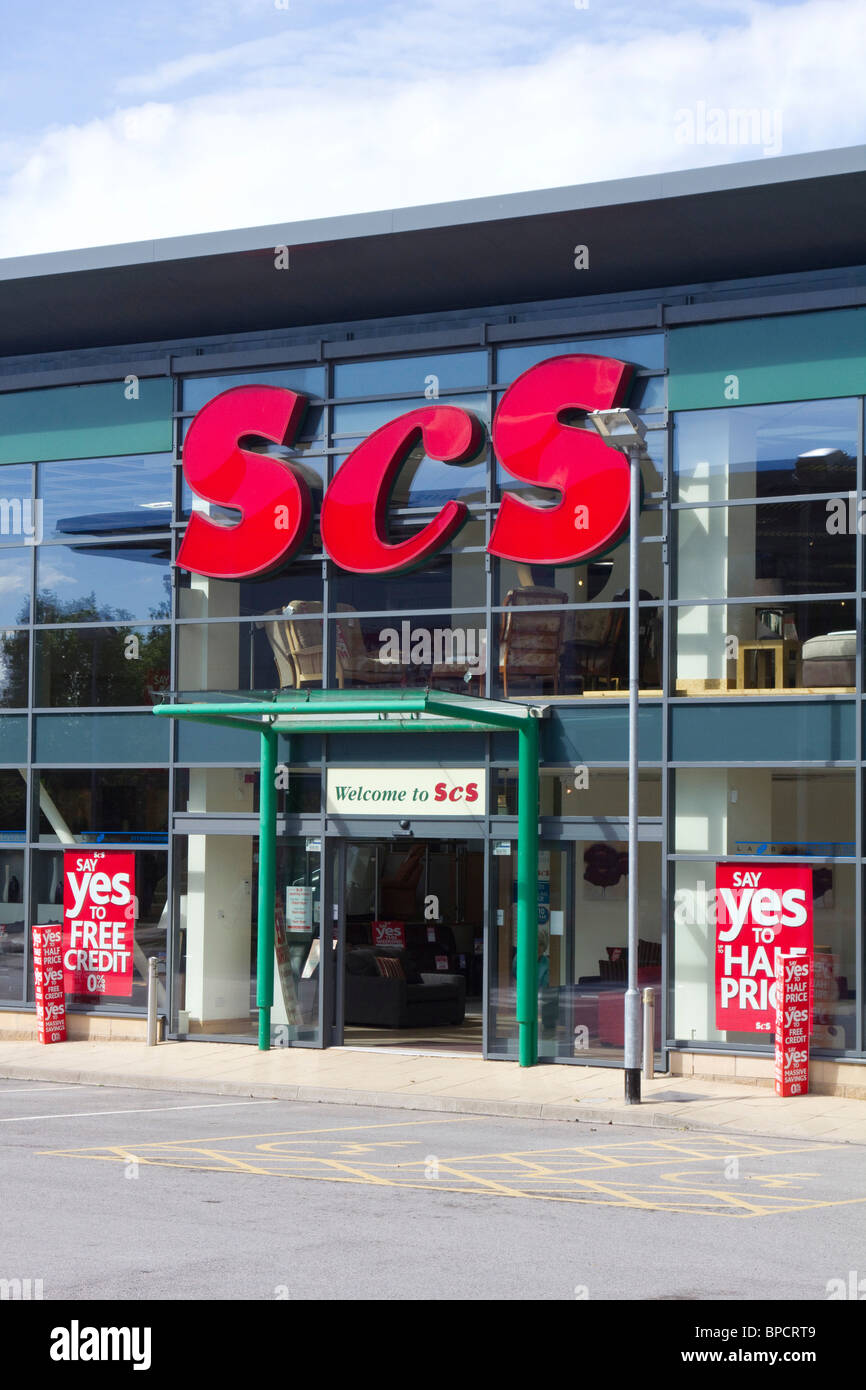 scs store chesterfield england uk gb Stock Photo - Alamy
