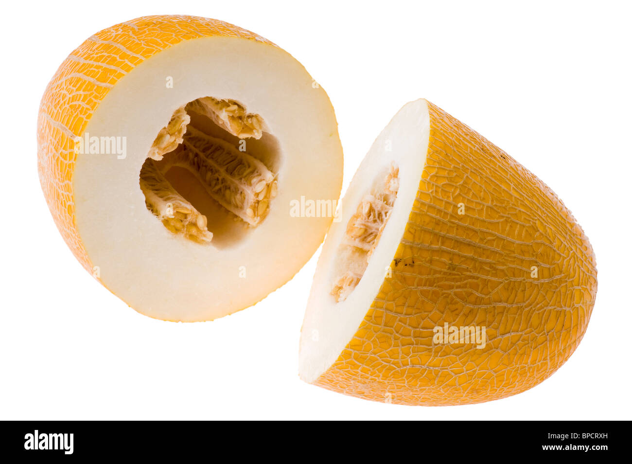 object on white - food melon close up Stock Photo - Alamy