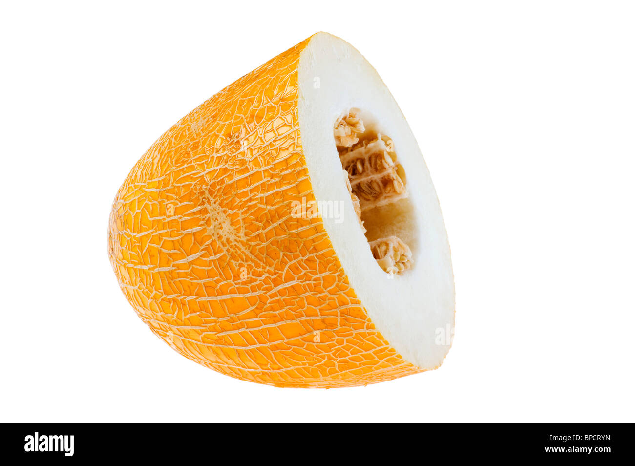 object on white - food melon close up Stock Photo - Alamy