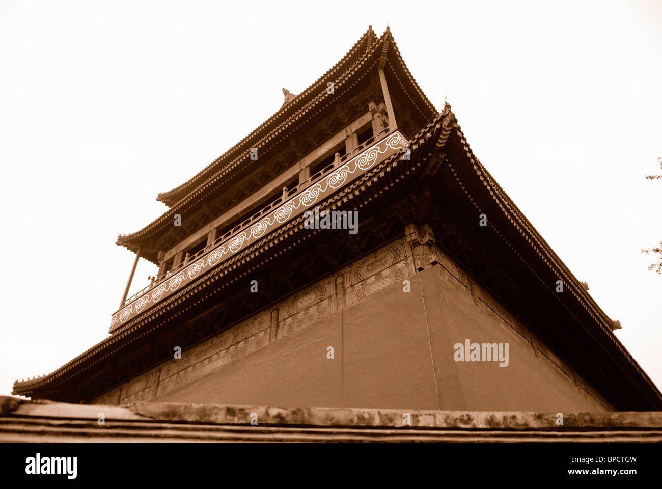 CHINESE TEMPLE TOWER Stock Photo - Alamy