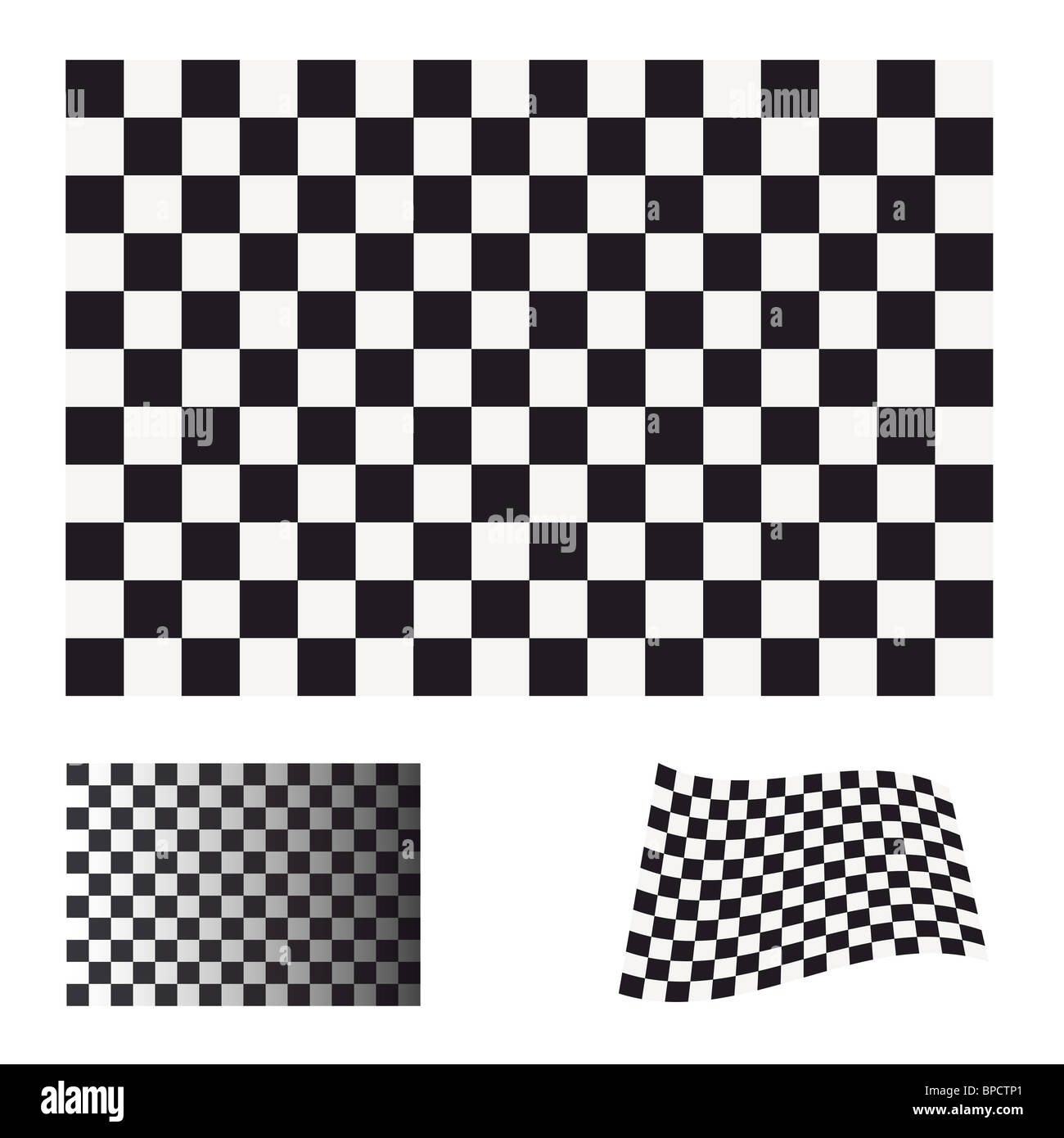 Black and white checkered flag concept ideal icon or symbol Stock Photo ...