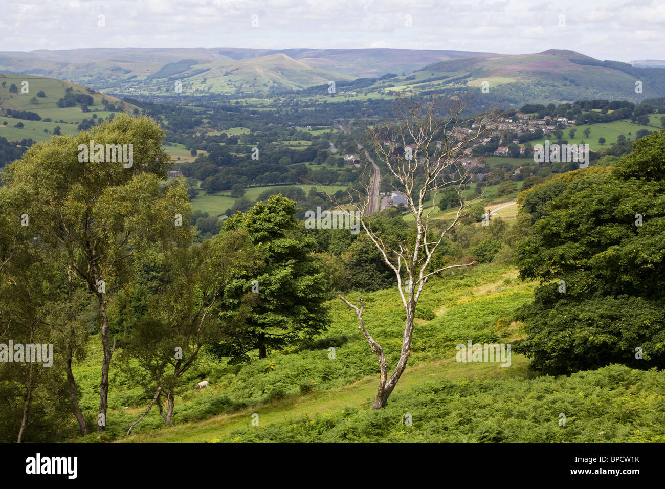 peak district national park england derbyshire uk gb Stock Photo - Alamy